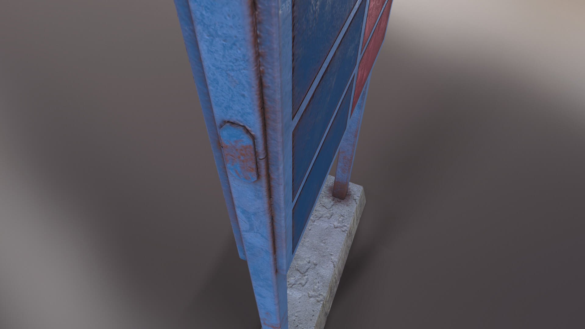 Gas Station Information Board - 3D Model by Grishmanovskij Anton