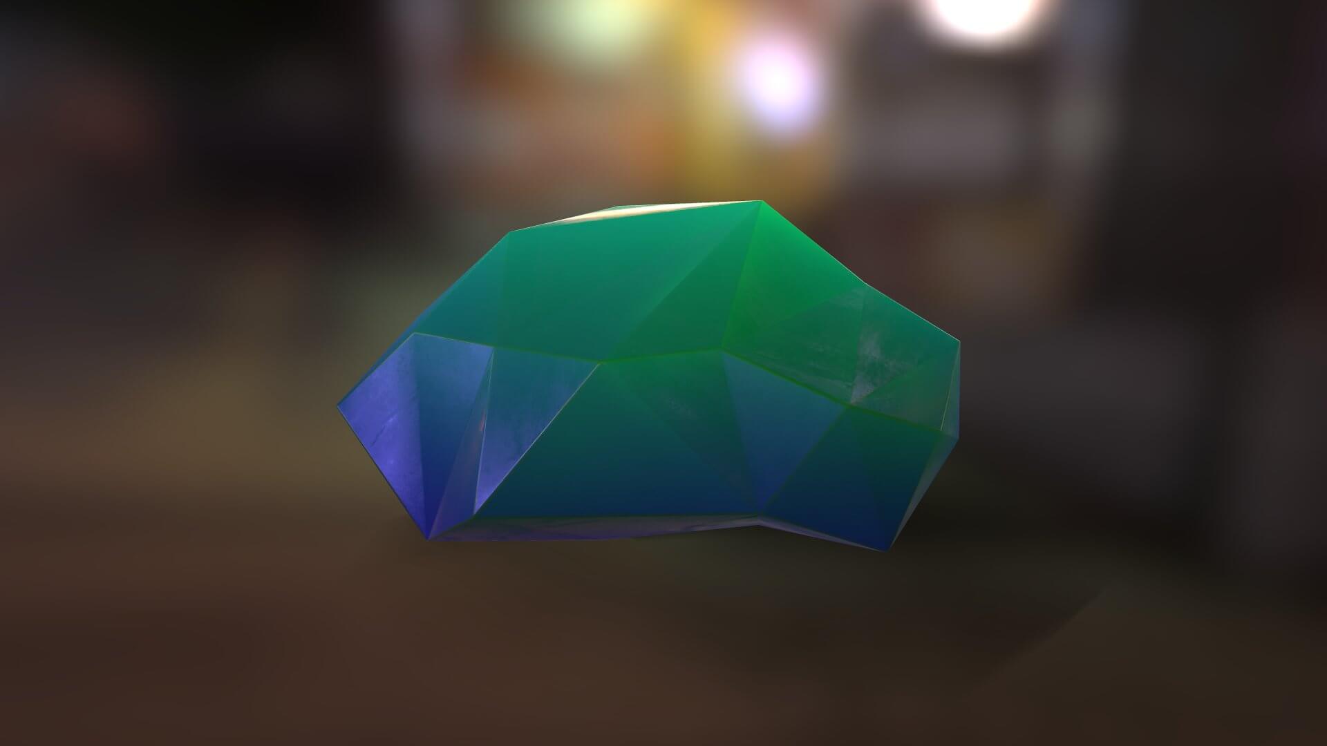 Gemstone - 3D Model by Grishmanovskij Anton