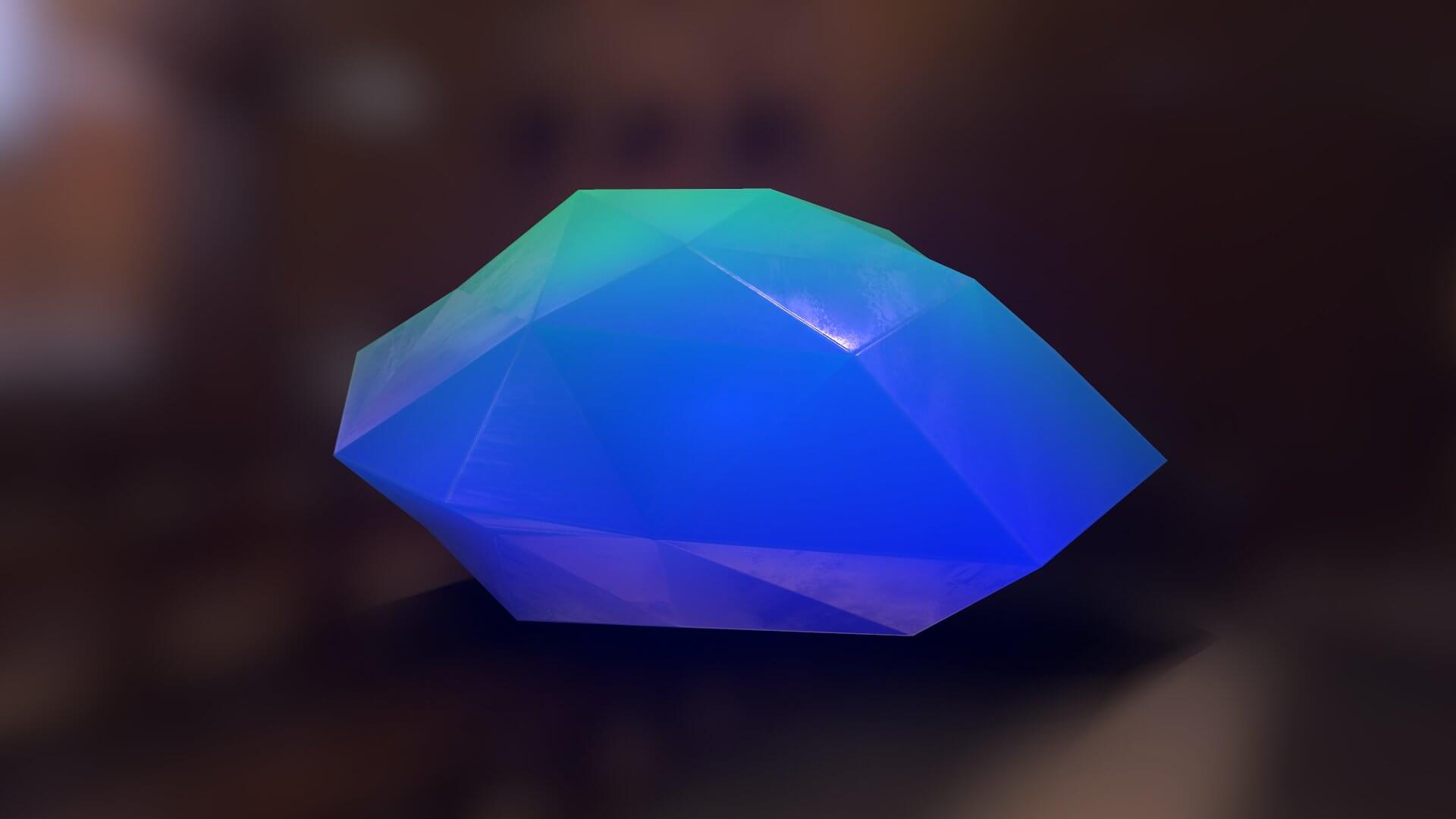 Gemstone - 3D Model by Grishmanovskij Anton