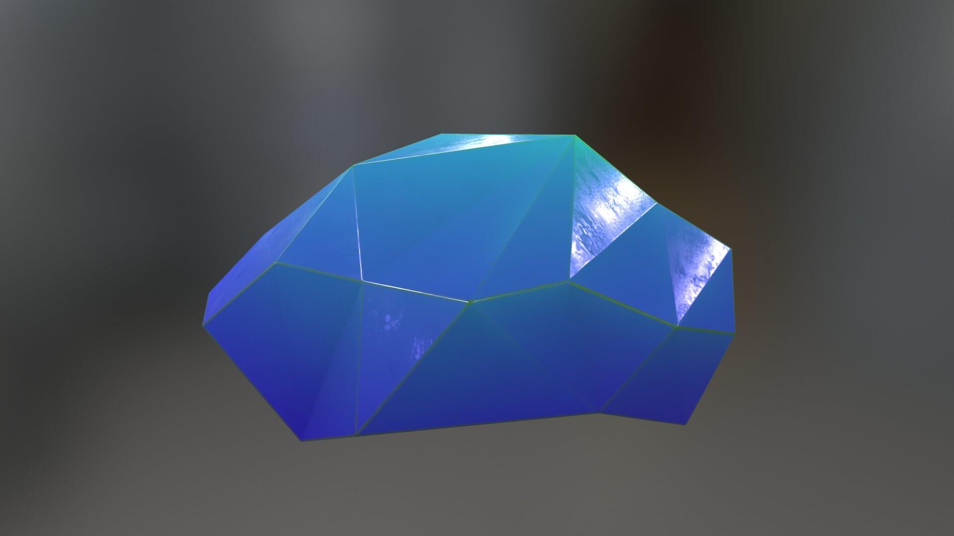 Gemstone - 3D Model by Grishmanovskij Anton