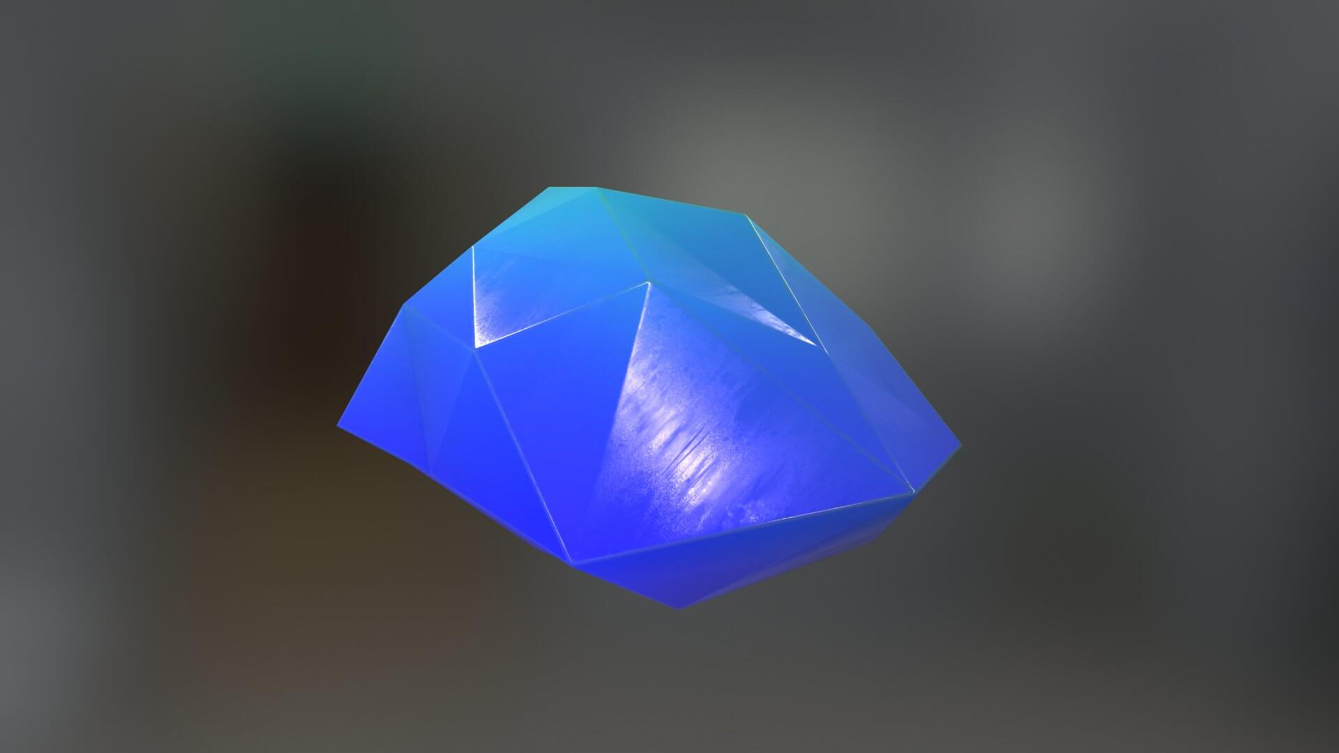 Gemstone - 3D Model by Grishmanovskij Anton