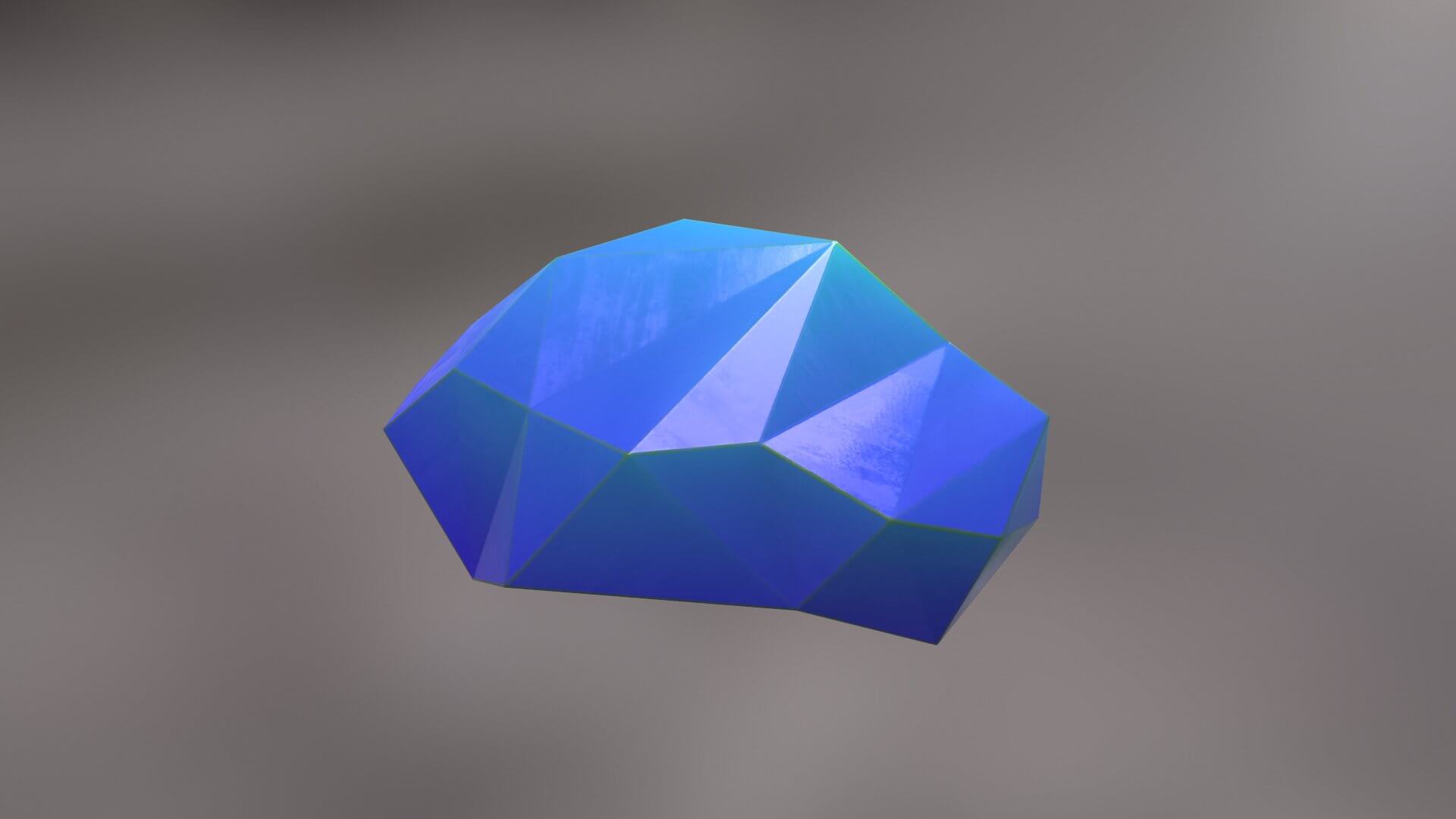 Gemstone - 3D Model by Grishmanovskij Anton