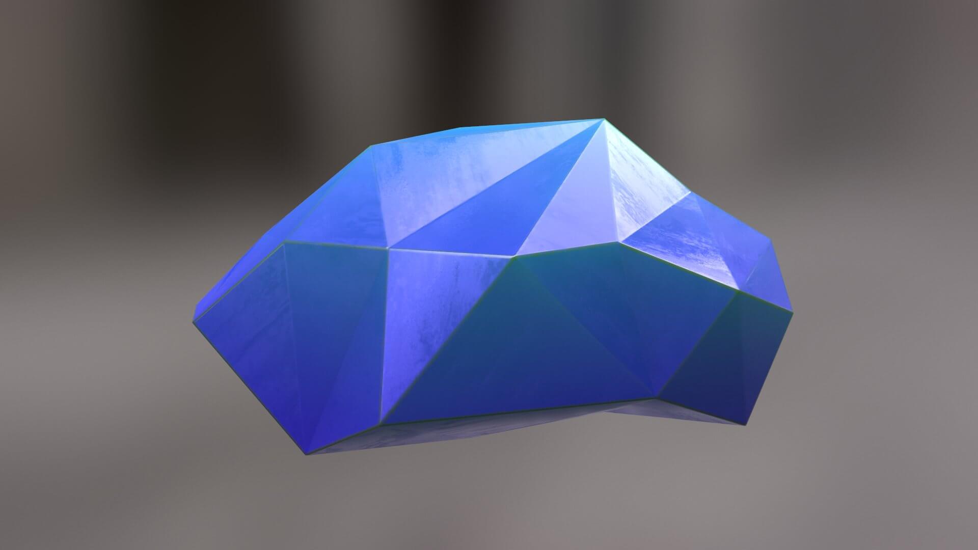 Gemstone - 3D Model by Grishmanovskij Anton