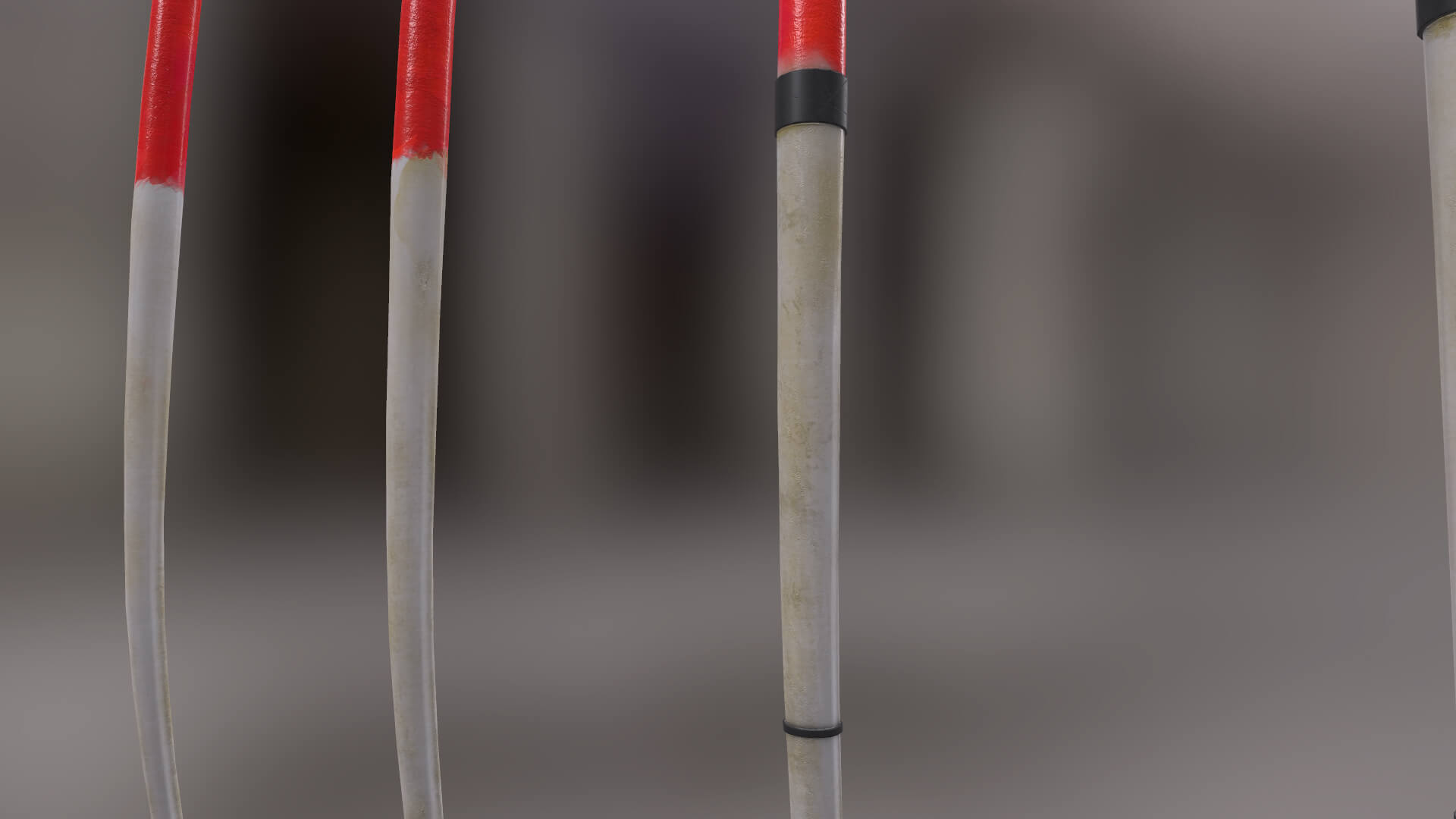 Goose Feather Fishing Floats - 3D Model by Grishmanovskij Anton