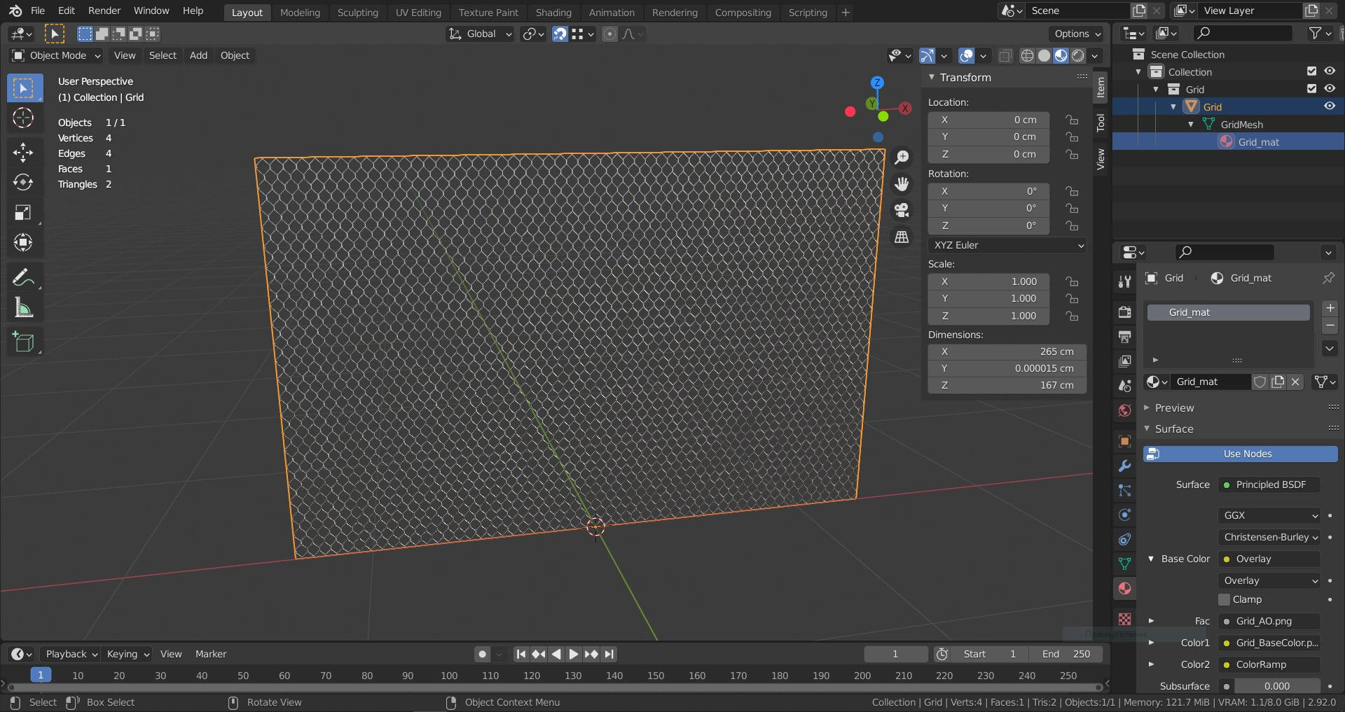 Grid Rabitz - 3D Model by Grishmanovskij Anton