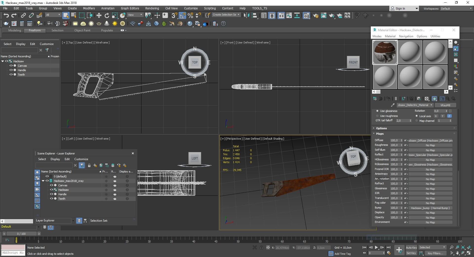 Saw - 3D Model by Grishmanovskij Anton
