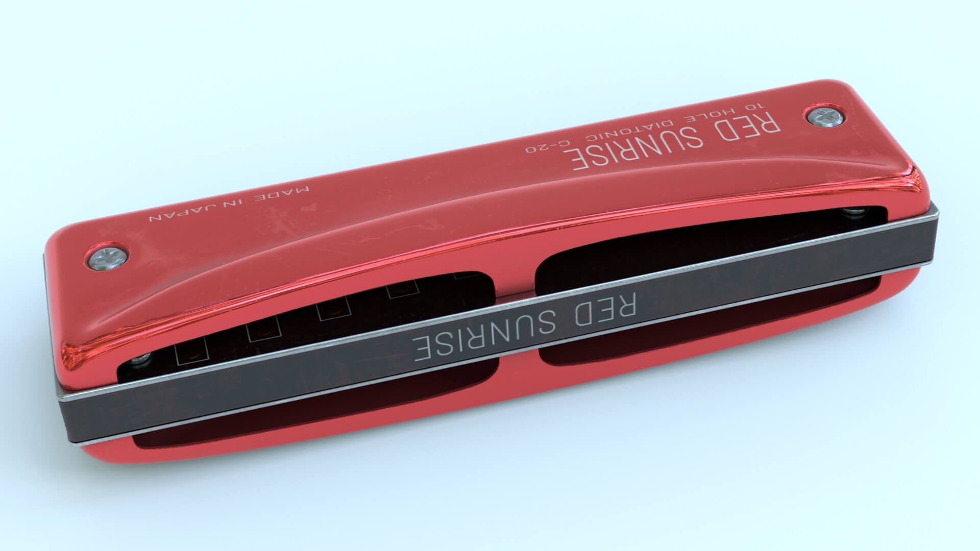 Harmonica V2 - 3D Model by Grishmanovskij Anton