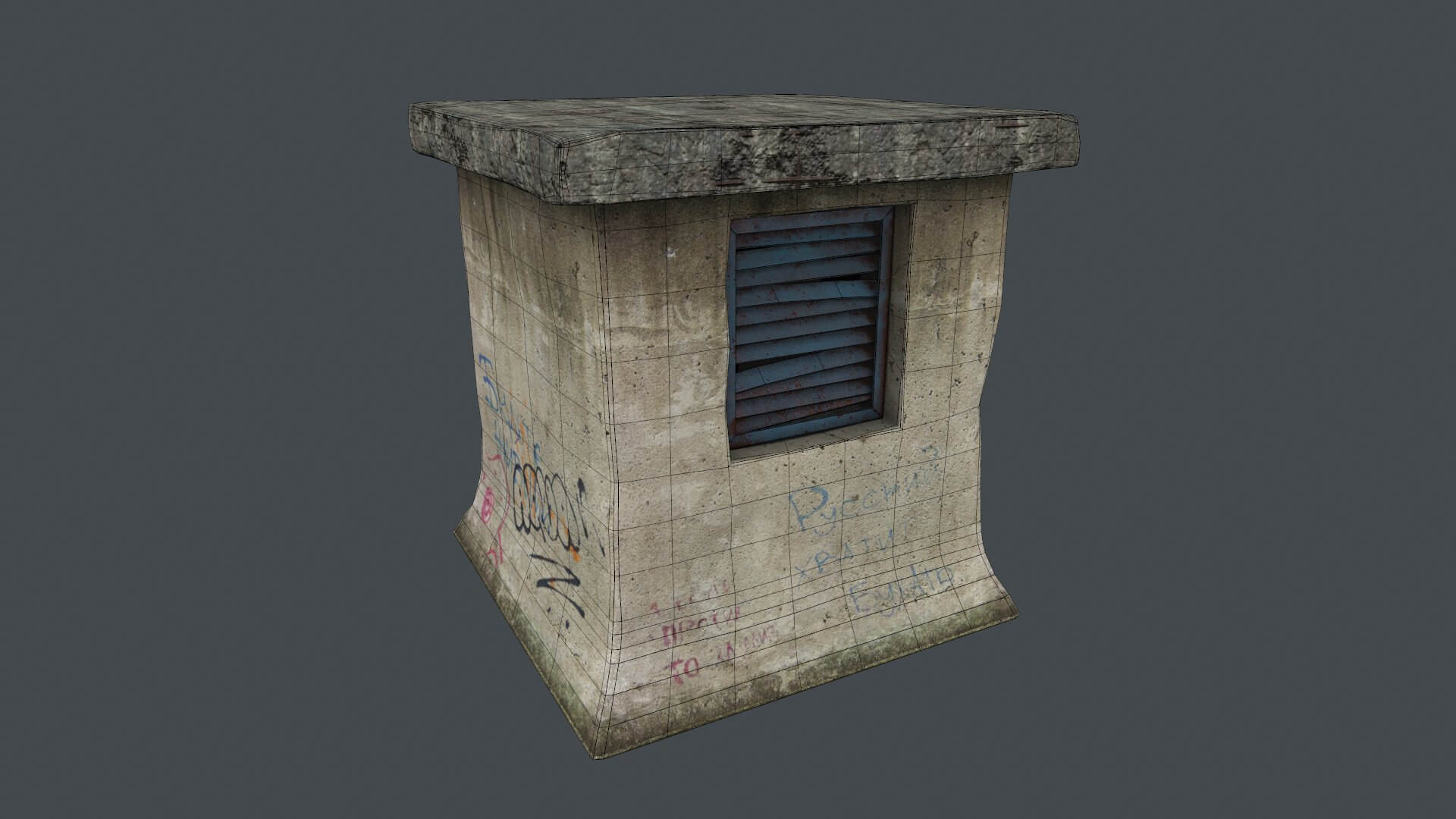 Head Ventilation Mine - 3D Model by Grishmanovskij Anton