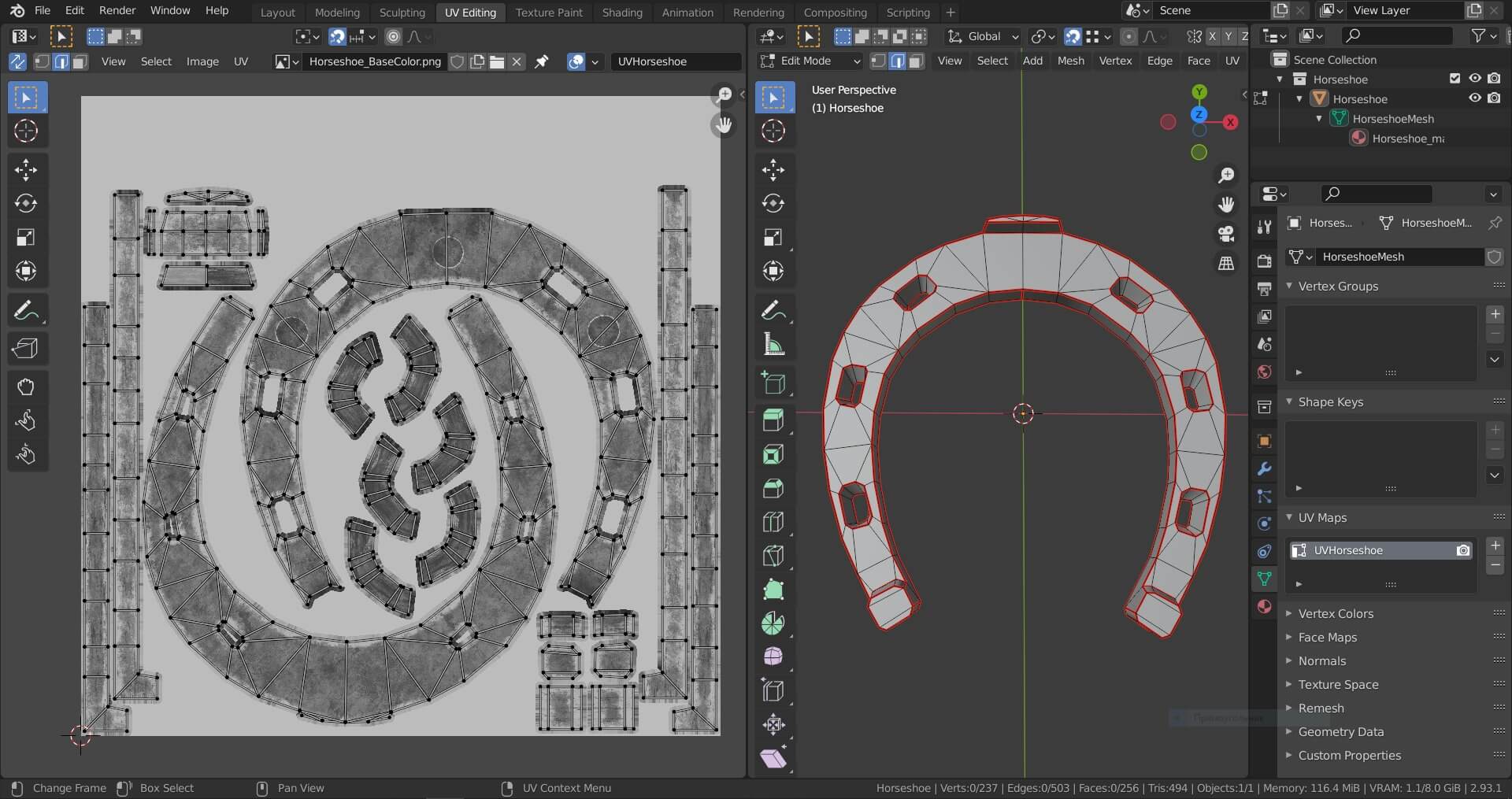 Horseshoe V2 - 3D Model by Grishmanovskij Anton
