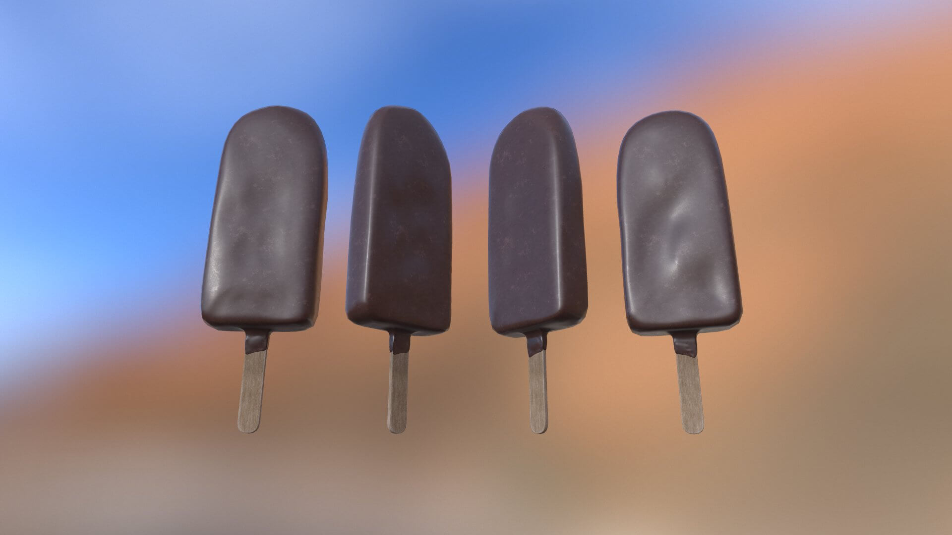 Ice Cream - 3D Model by Grishmanovskij Anton
