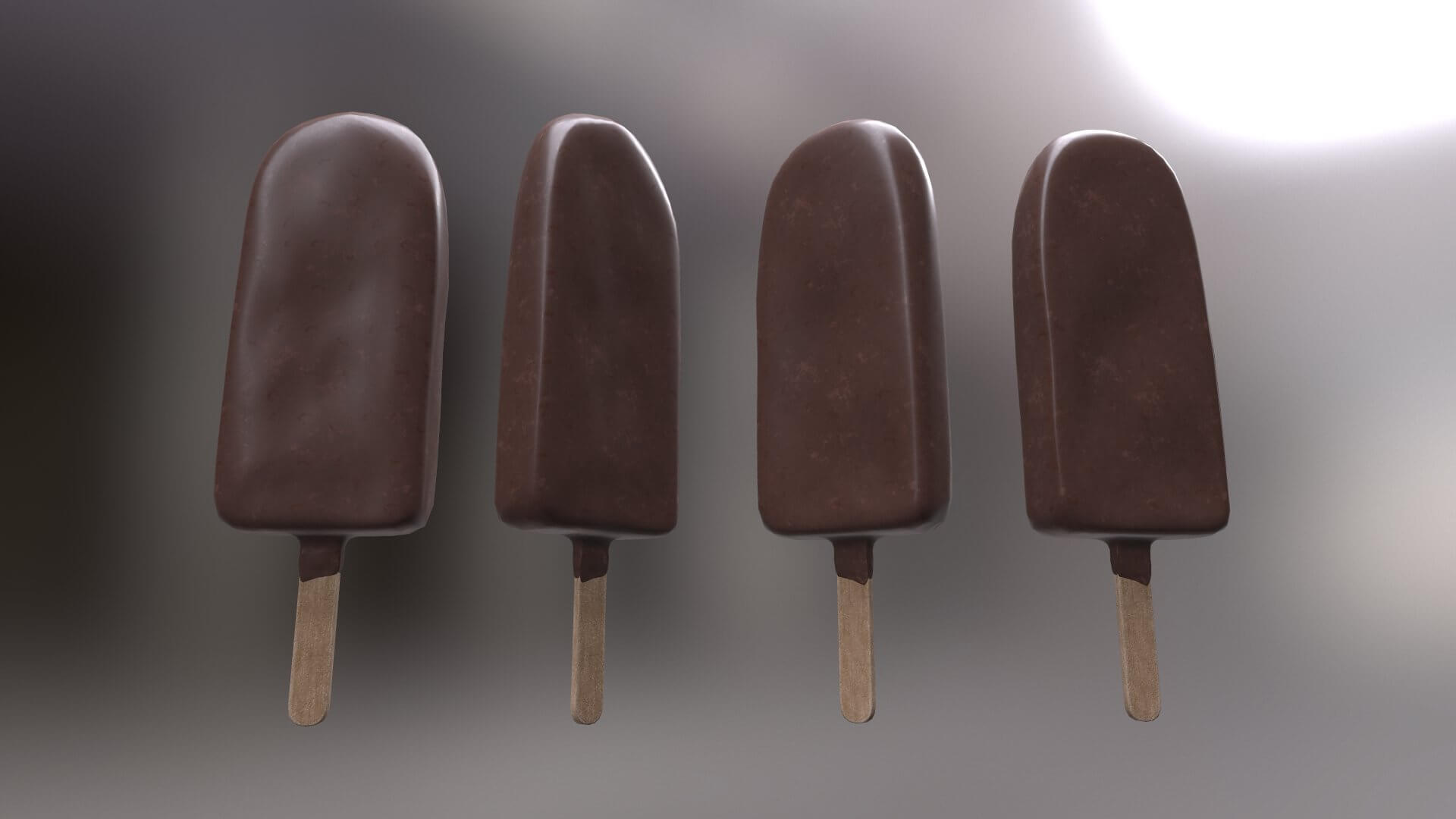 Ice Cream - 3D Model by Grishmanovskij Anton