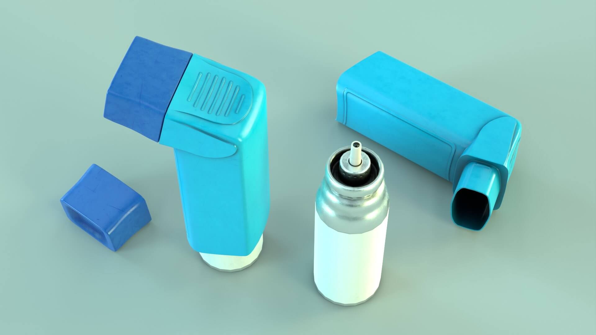 Inhaler - 3D Model by Grishmanovskij Anton