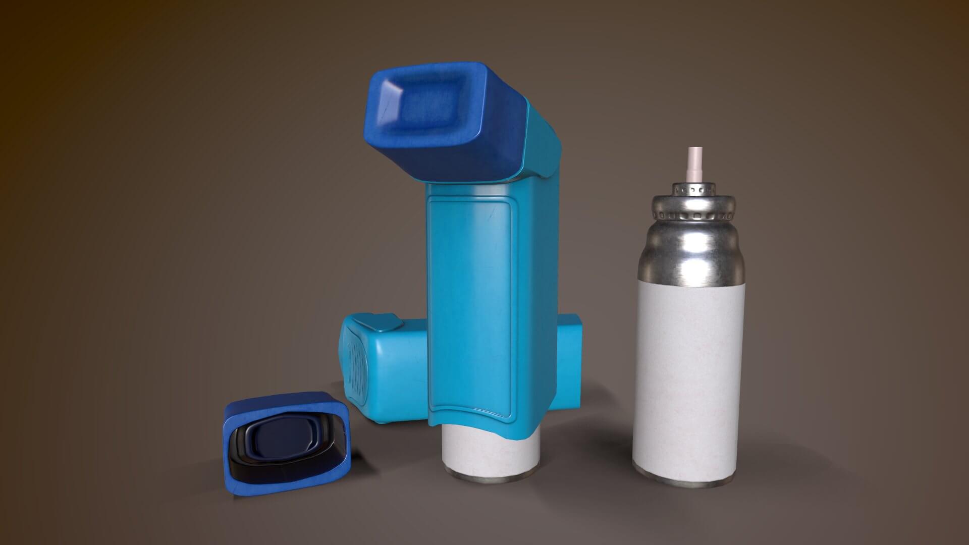 Inhaler - 3D Model by Grishmanovskij Anton