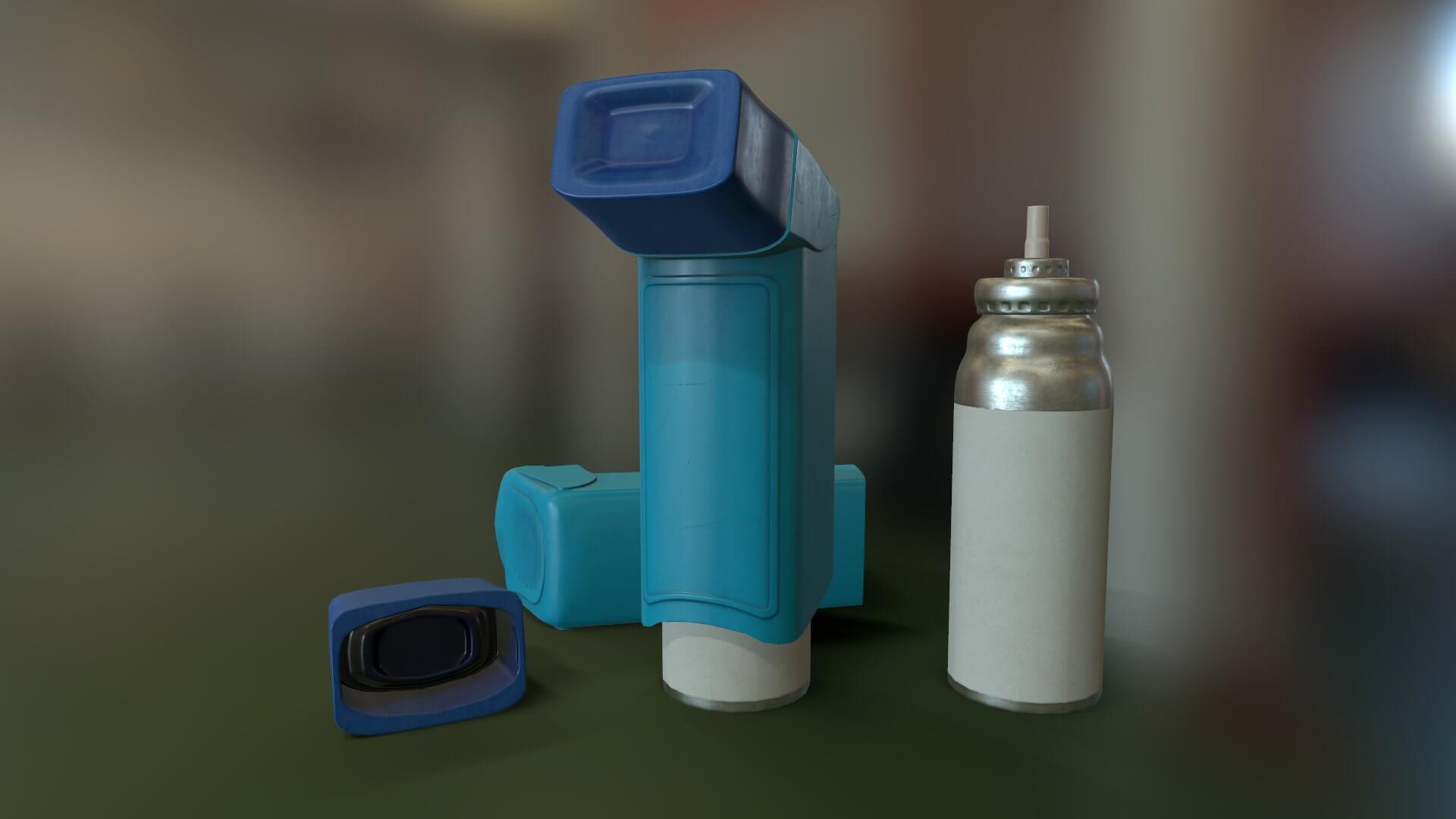 Inhaler - 3D Model by Grishmanovskij Anton