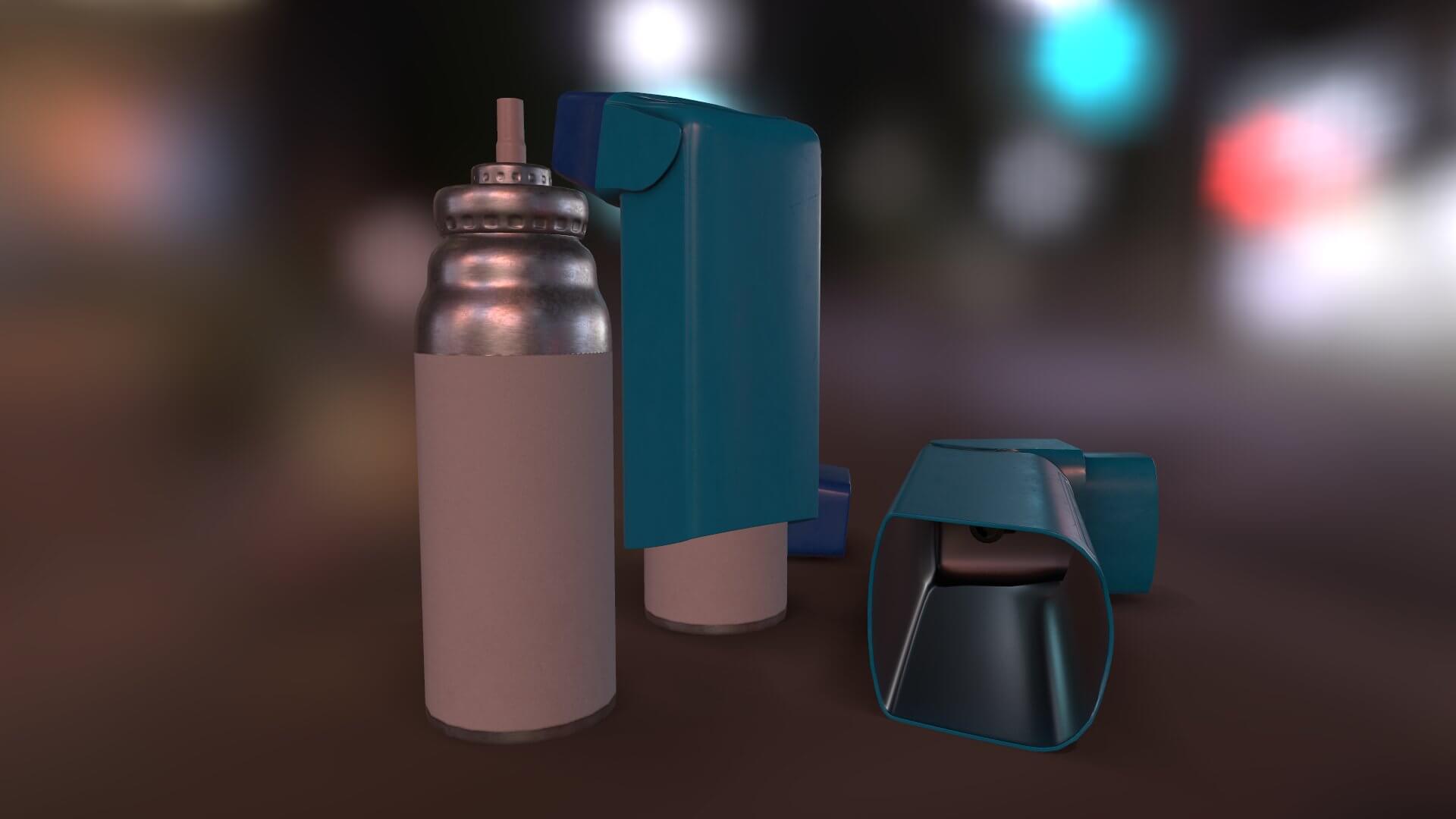 Inhaler - 3D Model by Grishmanovskij Anton