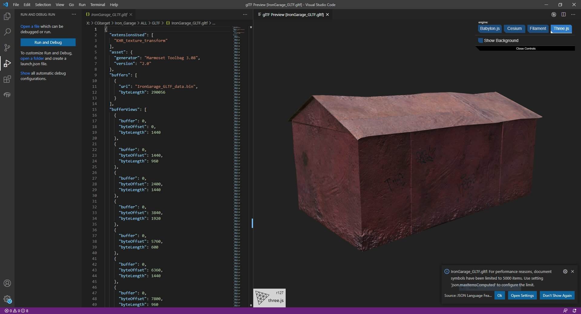 Iron Garage - 3D Model by Grishmanovskij Anton