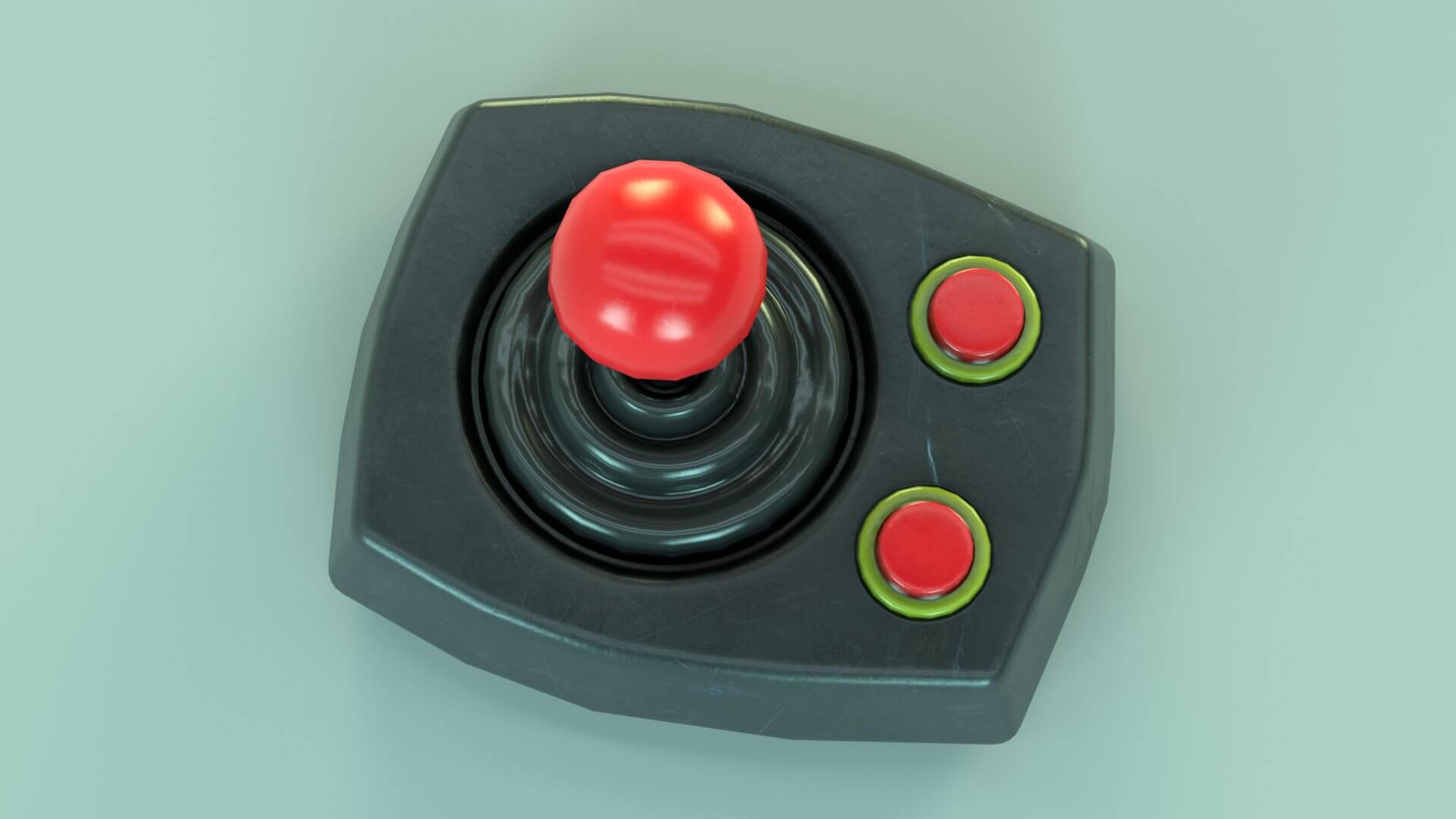 Joystick - 3D Model by Grishmanovskij Anton