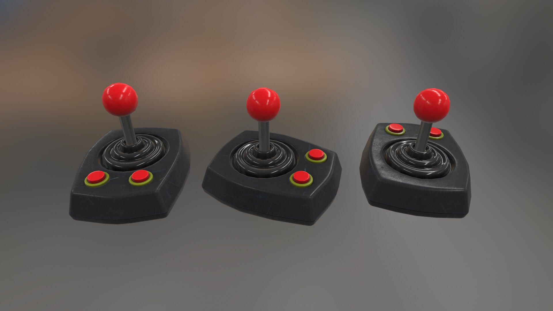 Joystick - 3D Model by Grishmanovskij Anton