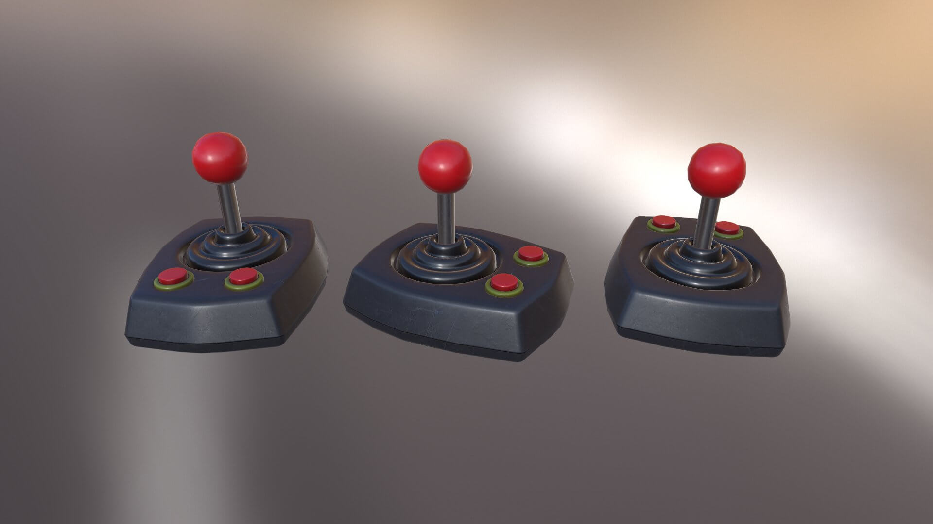 Joystick - 3D Model by Grishmanovskij Anton