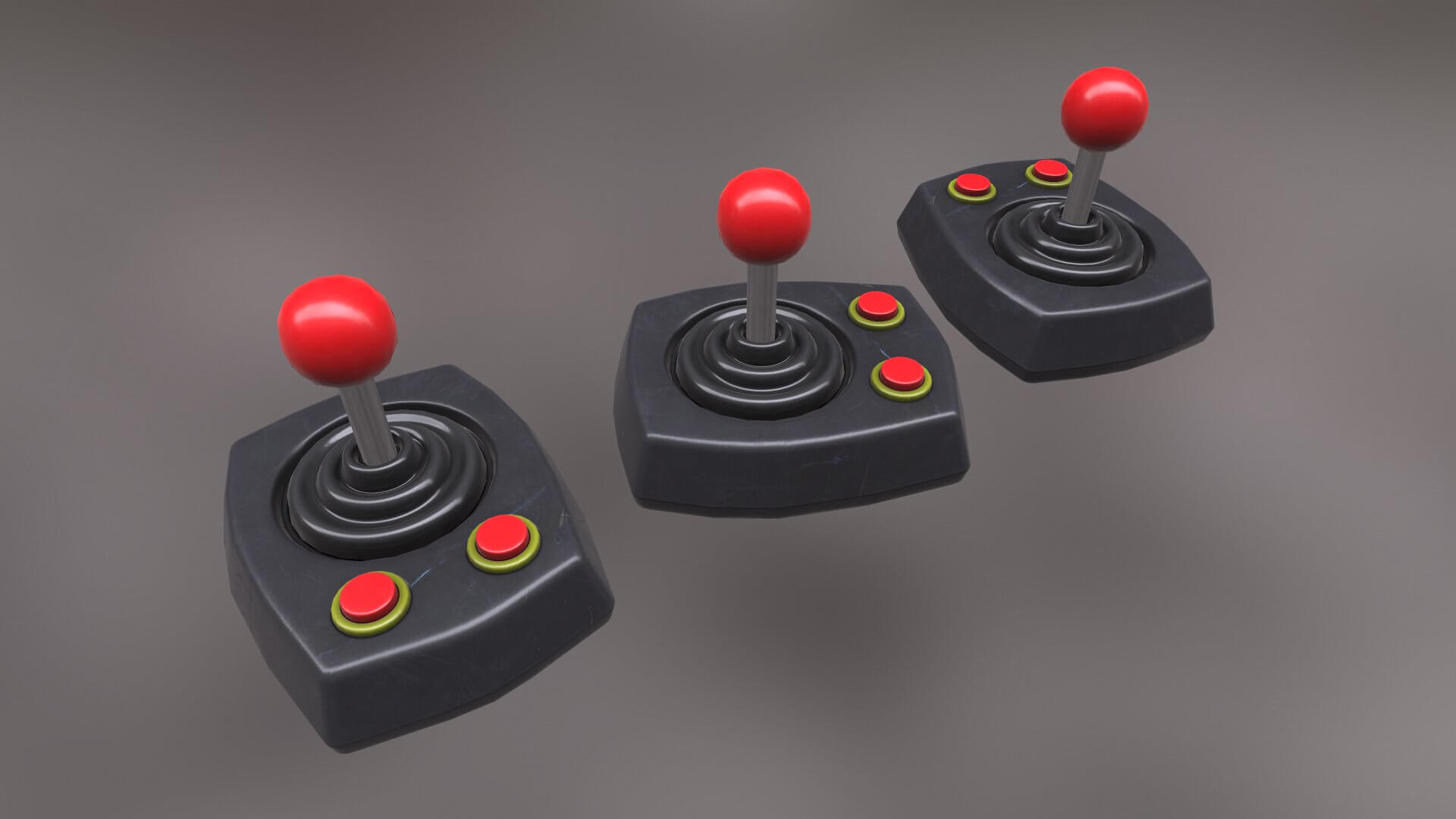 Joystick - 3D Model by Grishmanovskij Anton