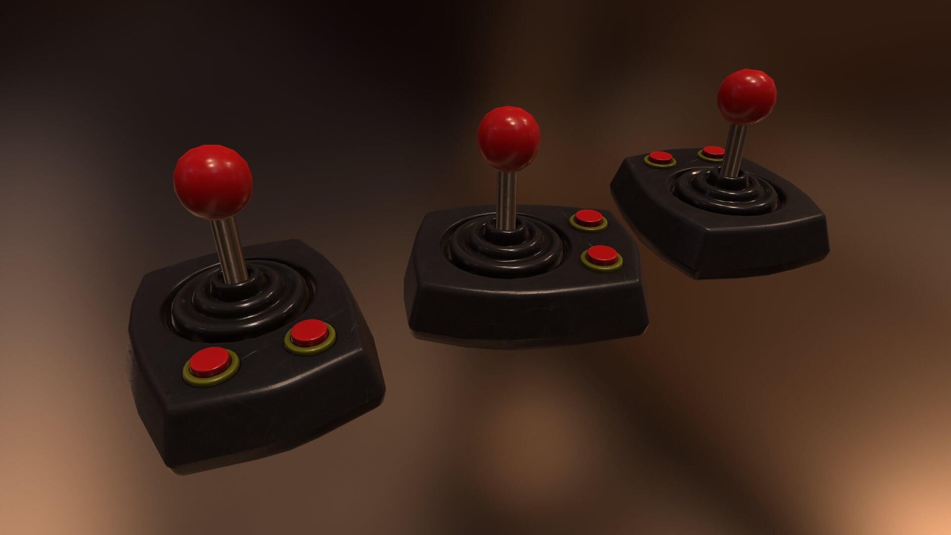Joystick - 3D Model by Grishmanovskij Anton
