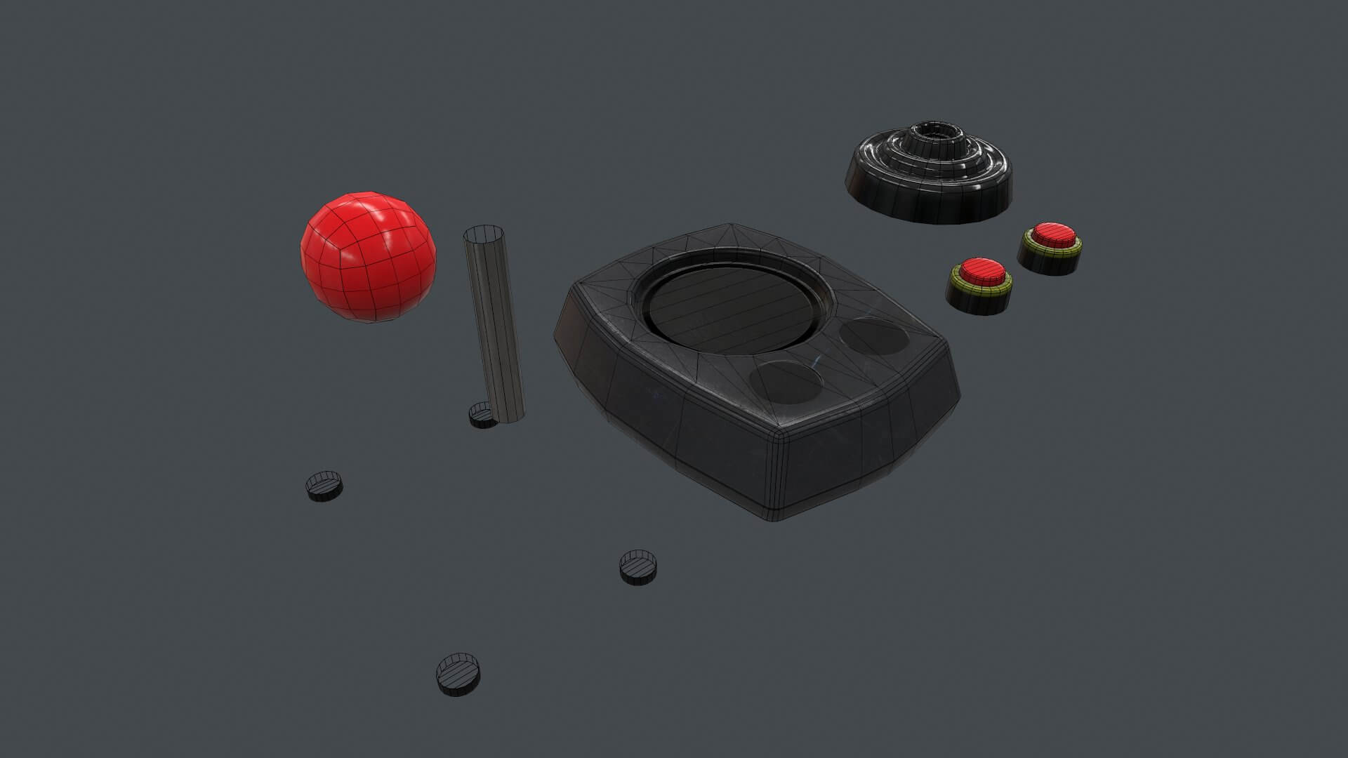 Joystick - 3D Model by Grishmanovskij Anton