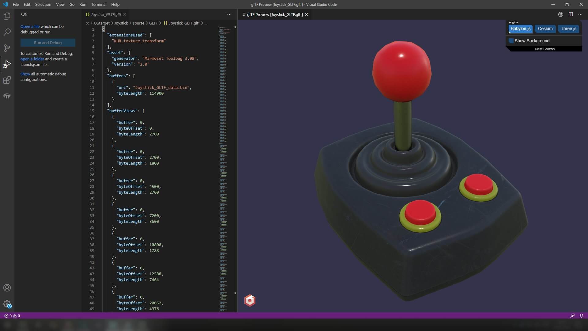 Joystick - 3D Model by Grishmanovskij Anton