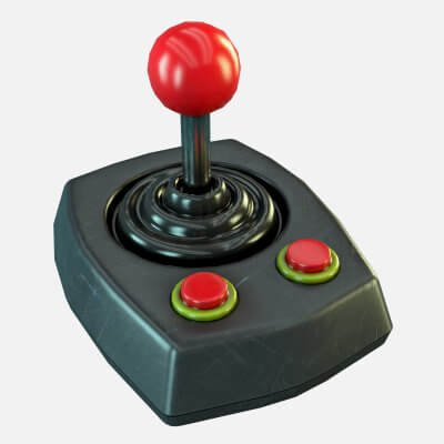 Joystick - 3D Model by Grishmanovskij Anton