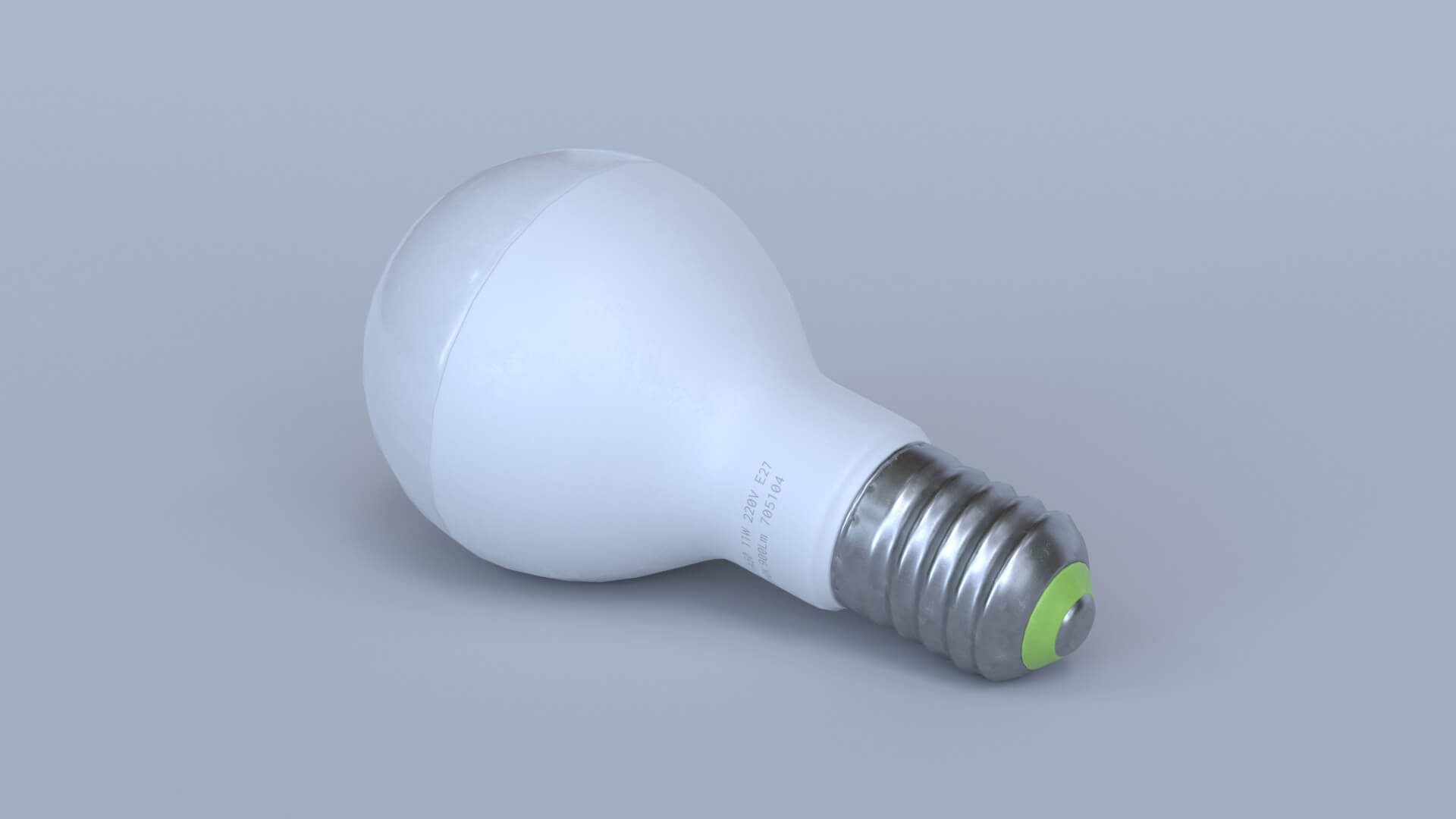 LED Light Bulb - 3D Model by Grishmanovskij Anton