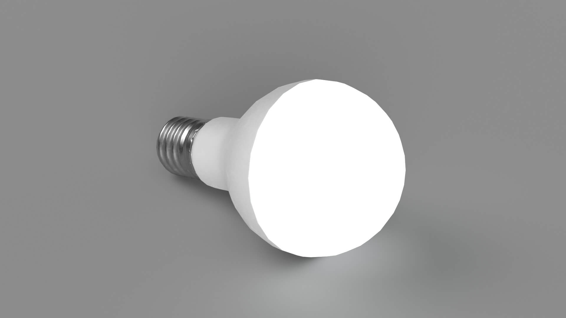 LED Light Bulb - 3D Model by Grishmanovskij Anton