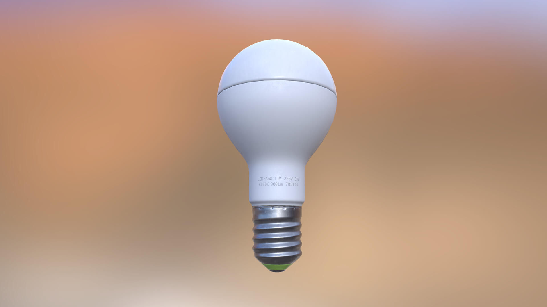 LED Light Bulb - 3D Model by Grishmanovskij Anton