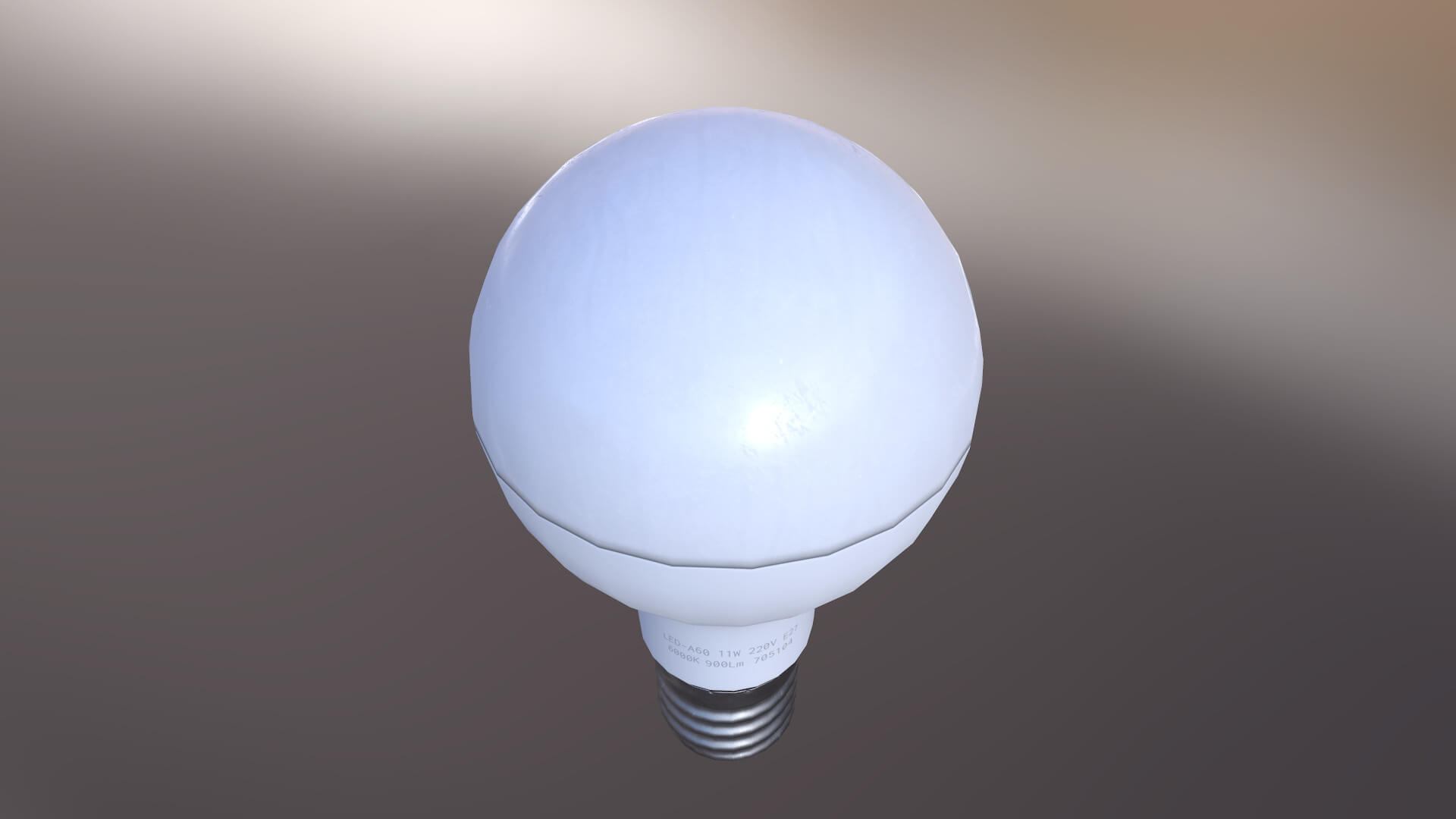 LED Light Bulb - 3D Model by Grishmanovskij Anton