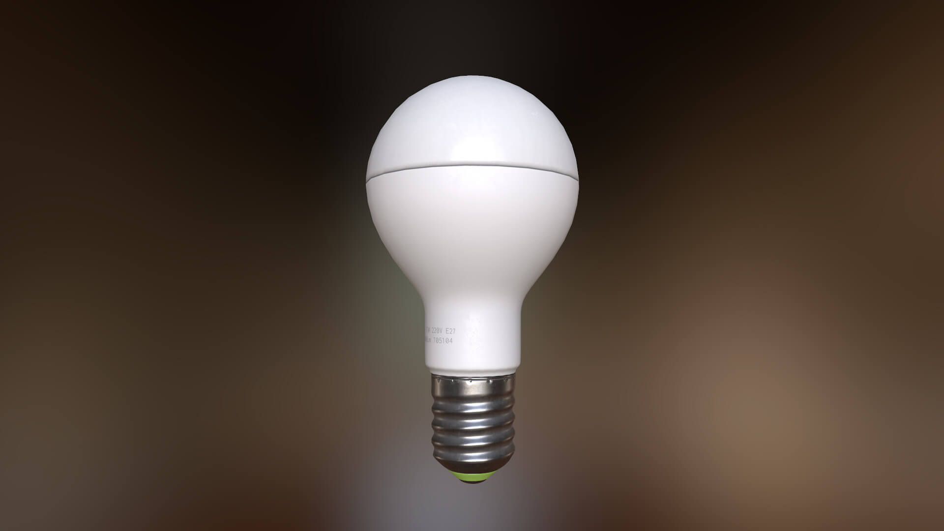 LED Light Bulb - 3D Model by Grishmanovskij Anton