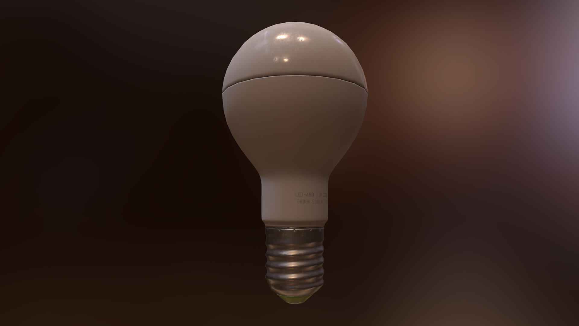 LED Light Bulb - 3D Model by Grishmanovskij Anton