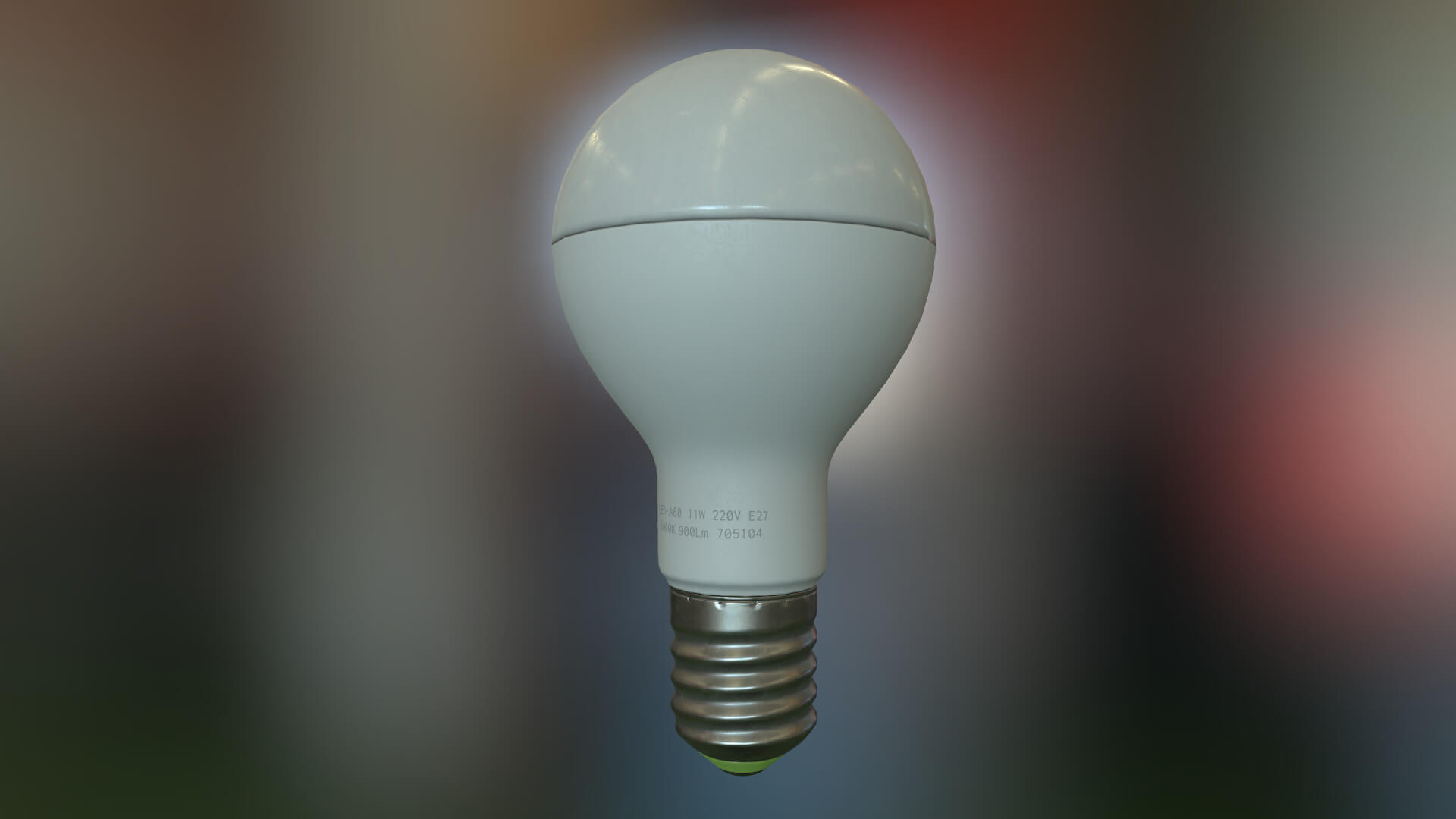 LED Light Bulb - 3D Model by Grishmanovskij Anton