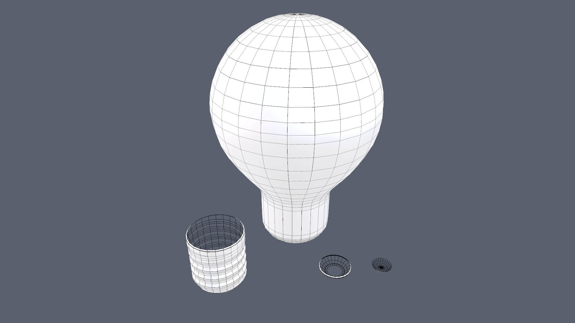 LED Light Bulb - 3D Model by Grishmanovskij Anton