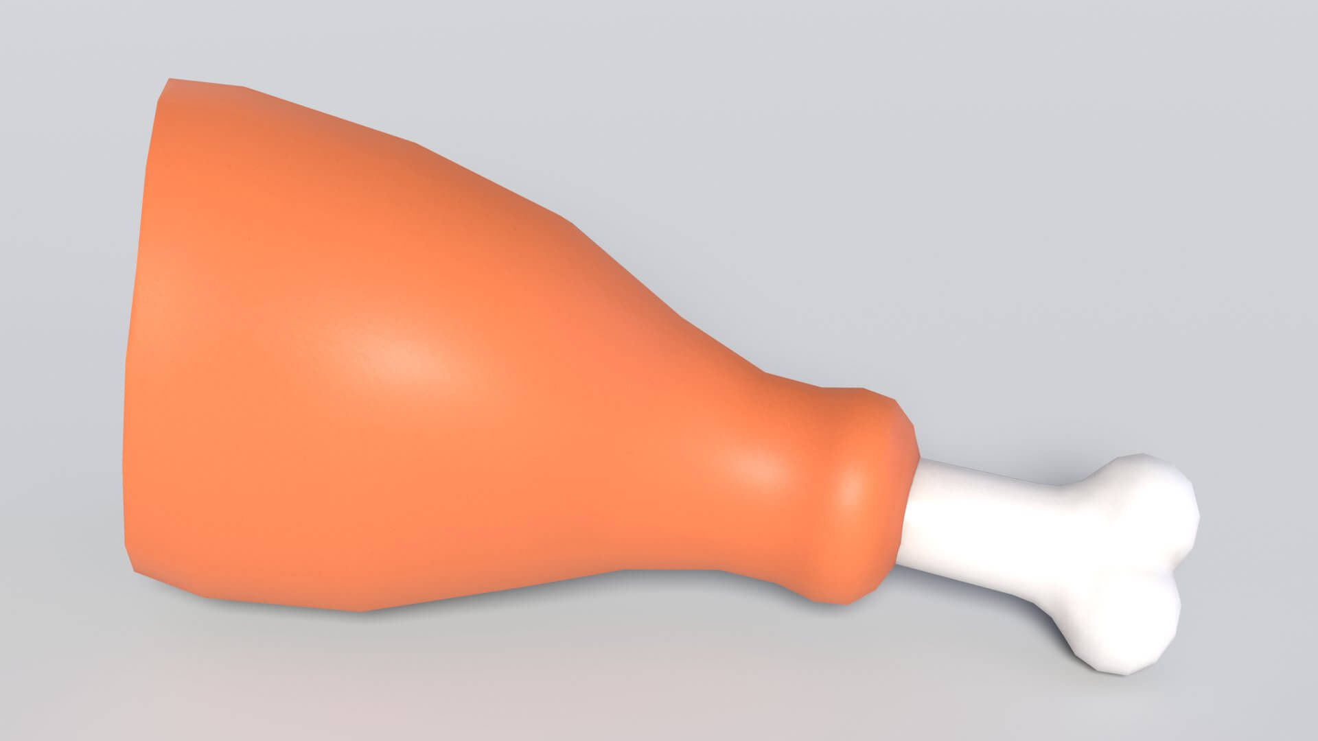 Leg Piece Chicken - 3D Model by Grishmanovskij Anton
