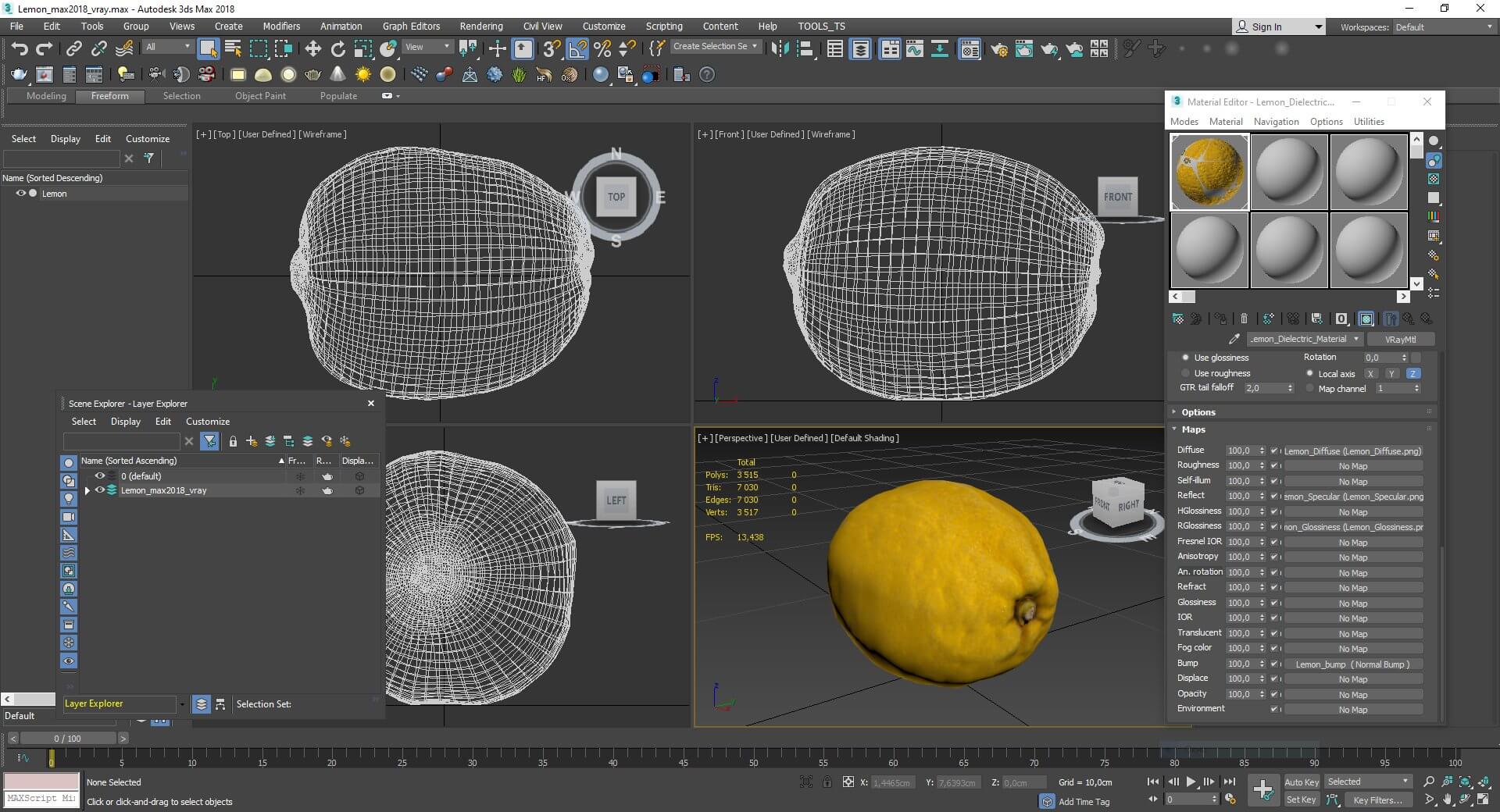 Lemon - 3D Model by Grishmanovskij Anton