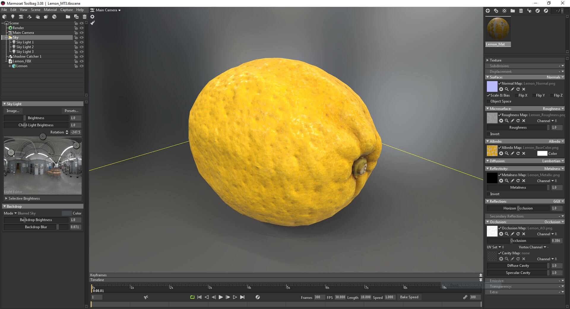 Lemon - 3D Model by Grishmanovskij Anton