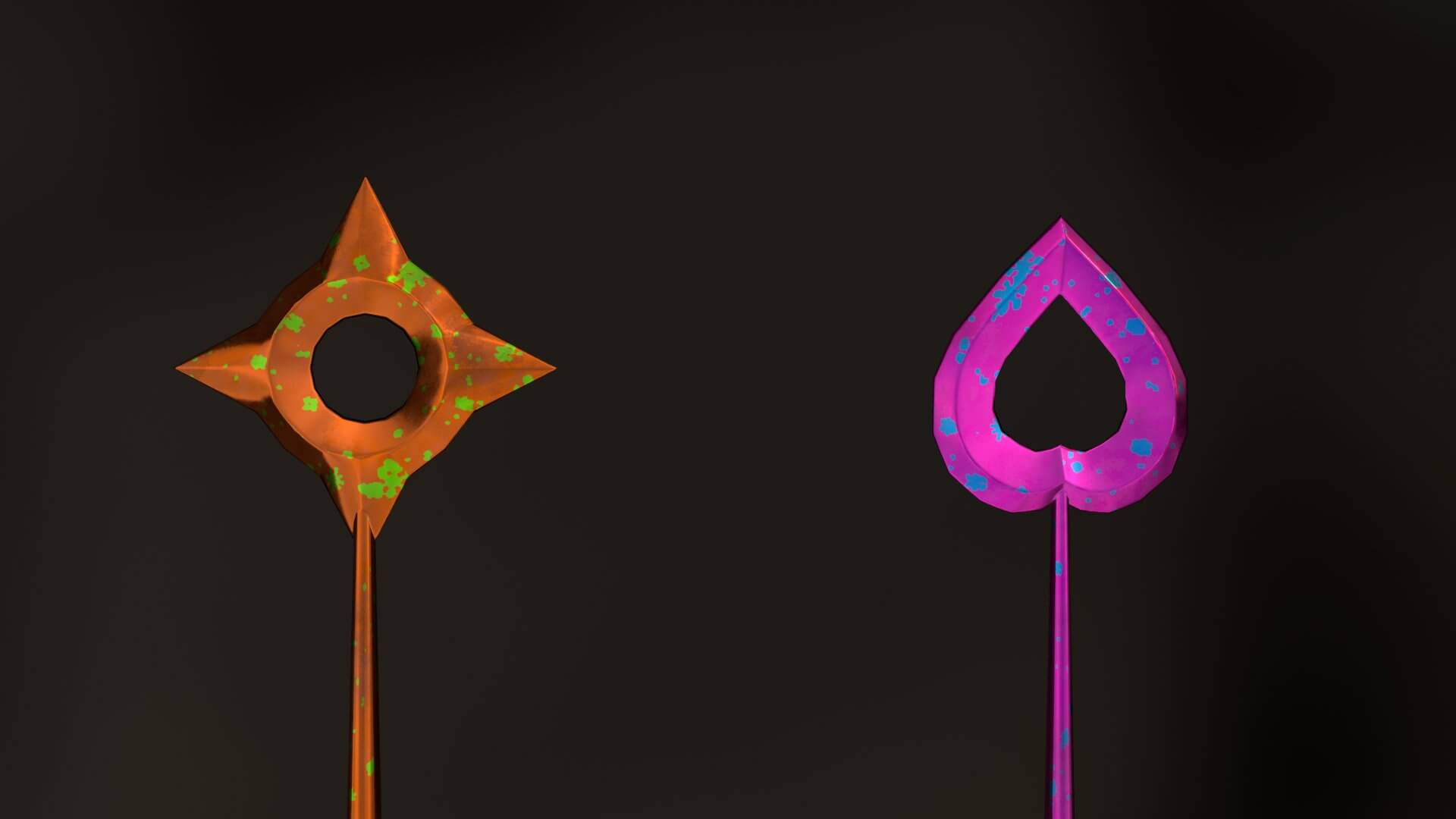 Magic Wands - 3D Model by Grishmanovskij Anton