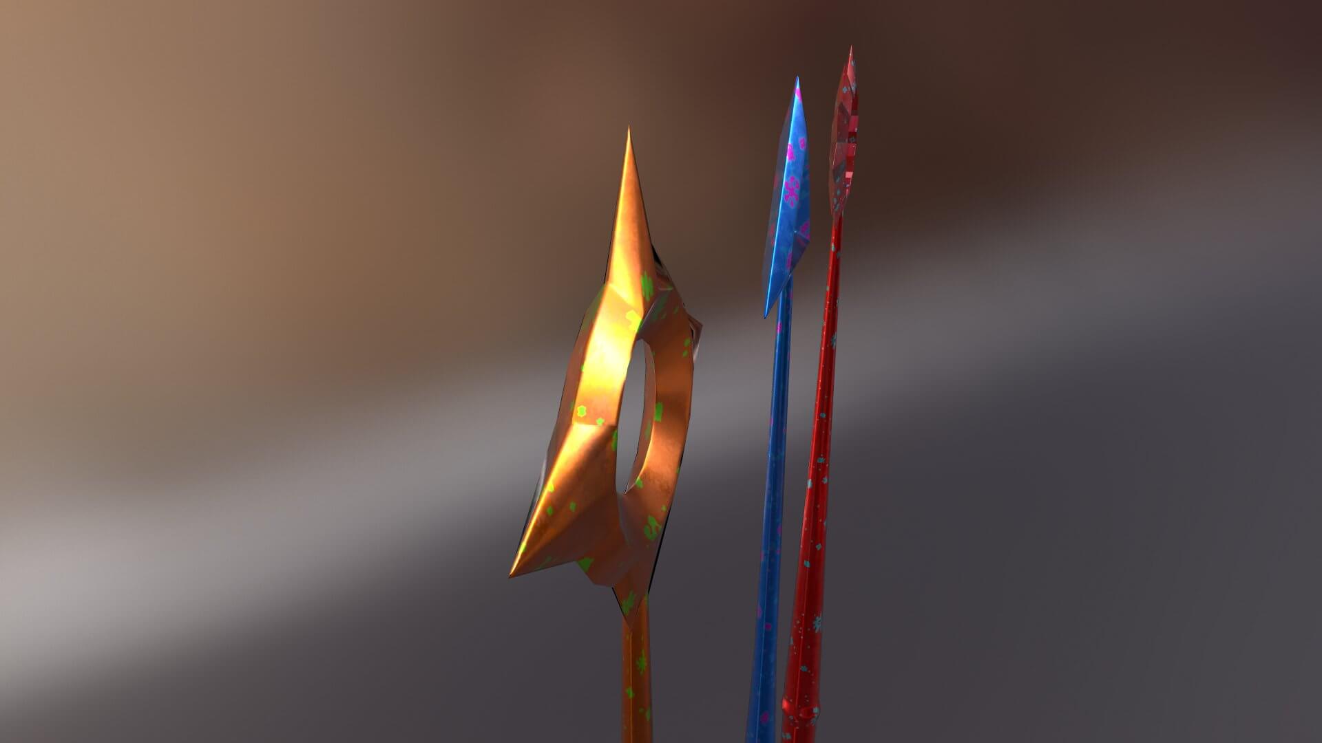 Magic Wands - 3D Model by Grishmanovskij Anton