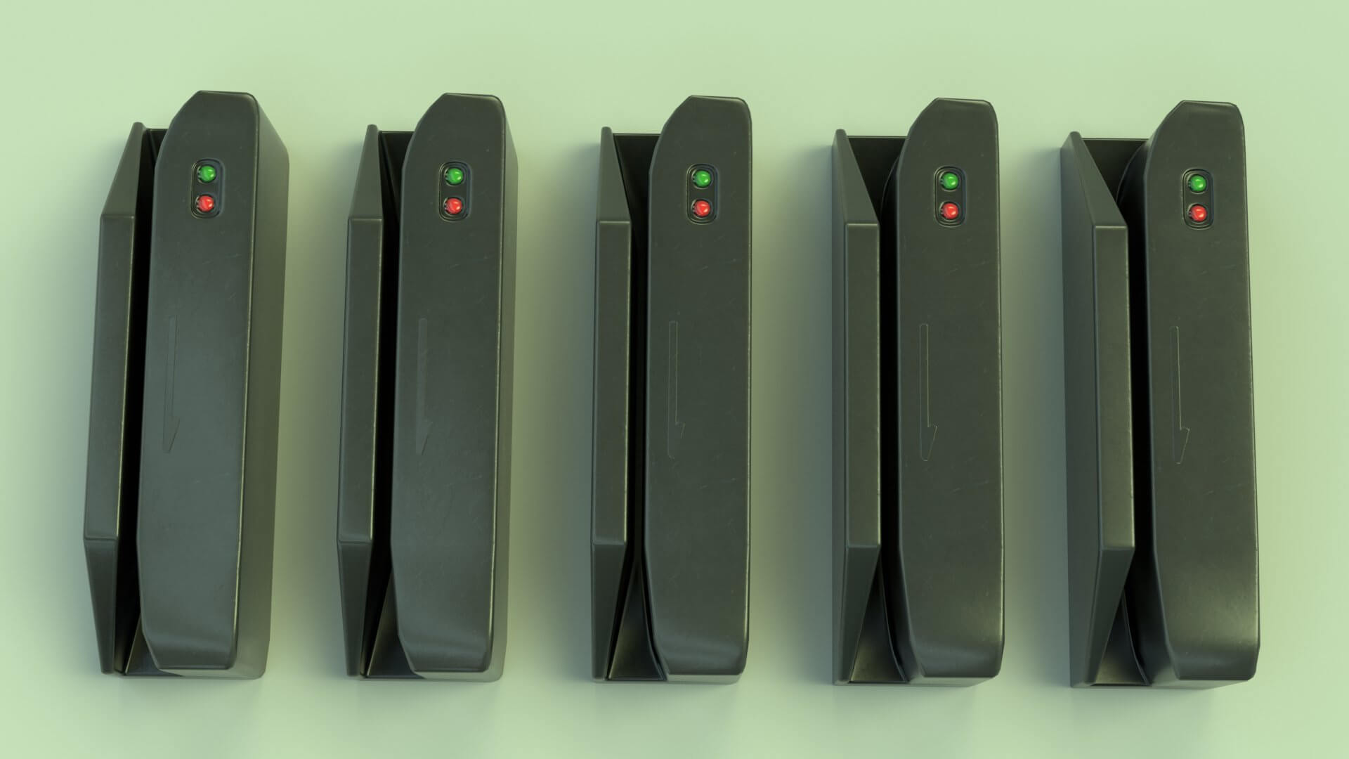 Magnetic Card Reader - 3D Model by Grishmanovskij Anton