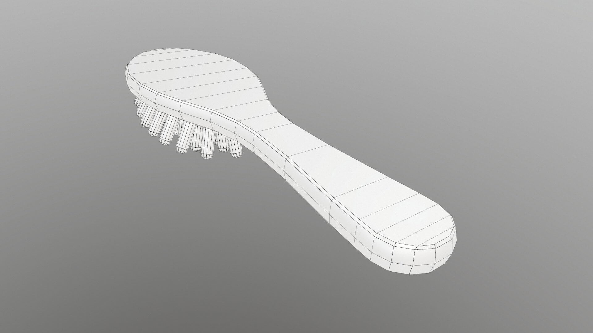 Massage Comb - 3D Model by Grishmanovskij Anton