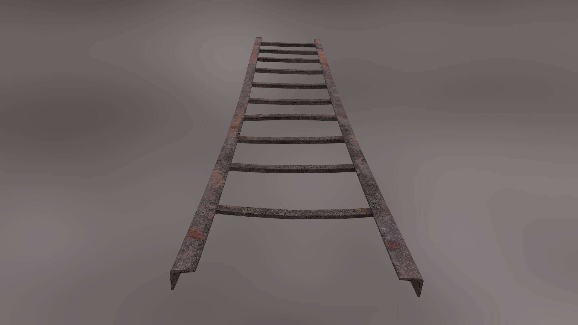 Metal Ladder - 3D Model by Grishmanovskij Anton