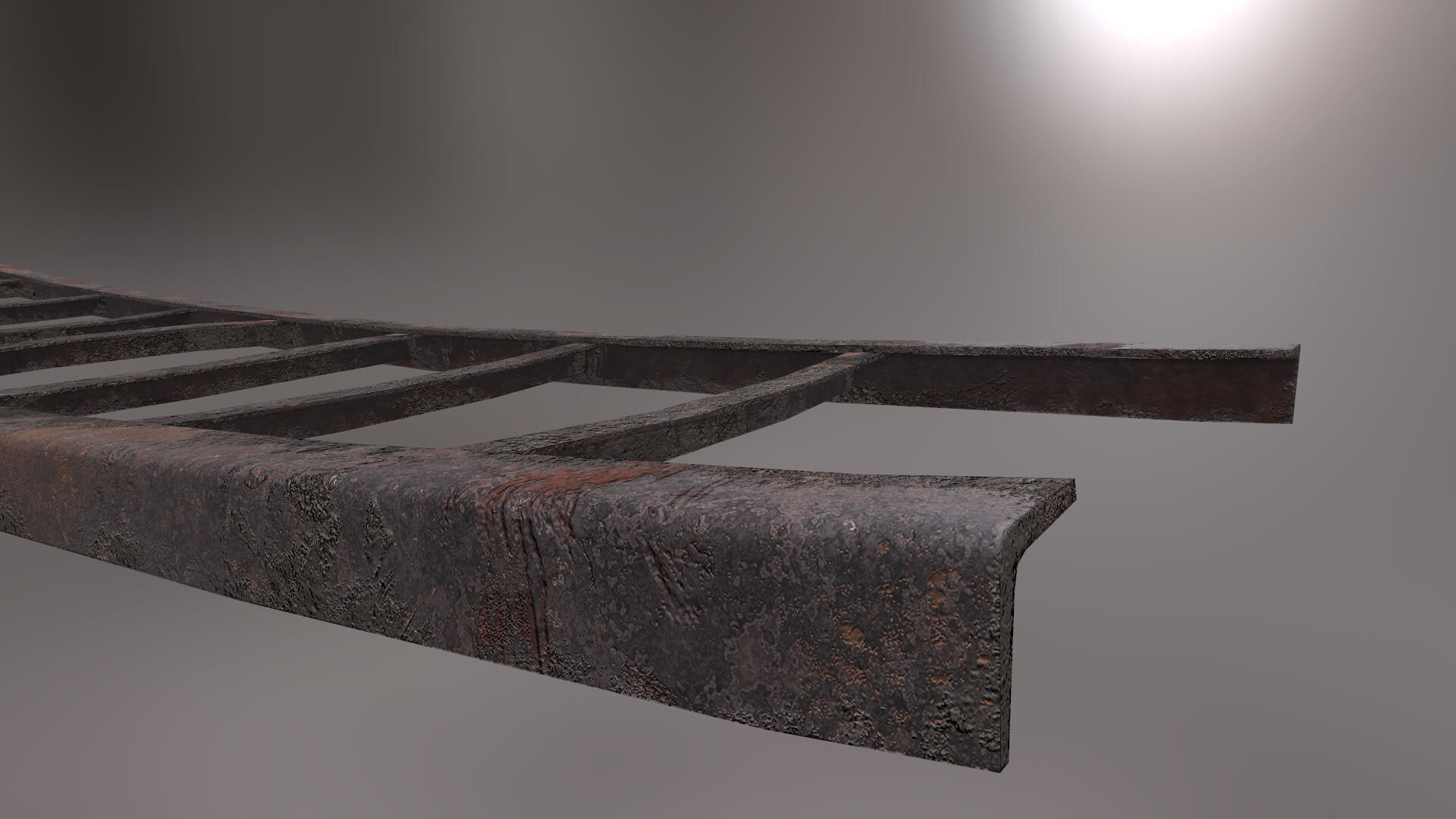 Metal Ladder - 3D Model by Grishmanovskij Anton