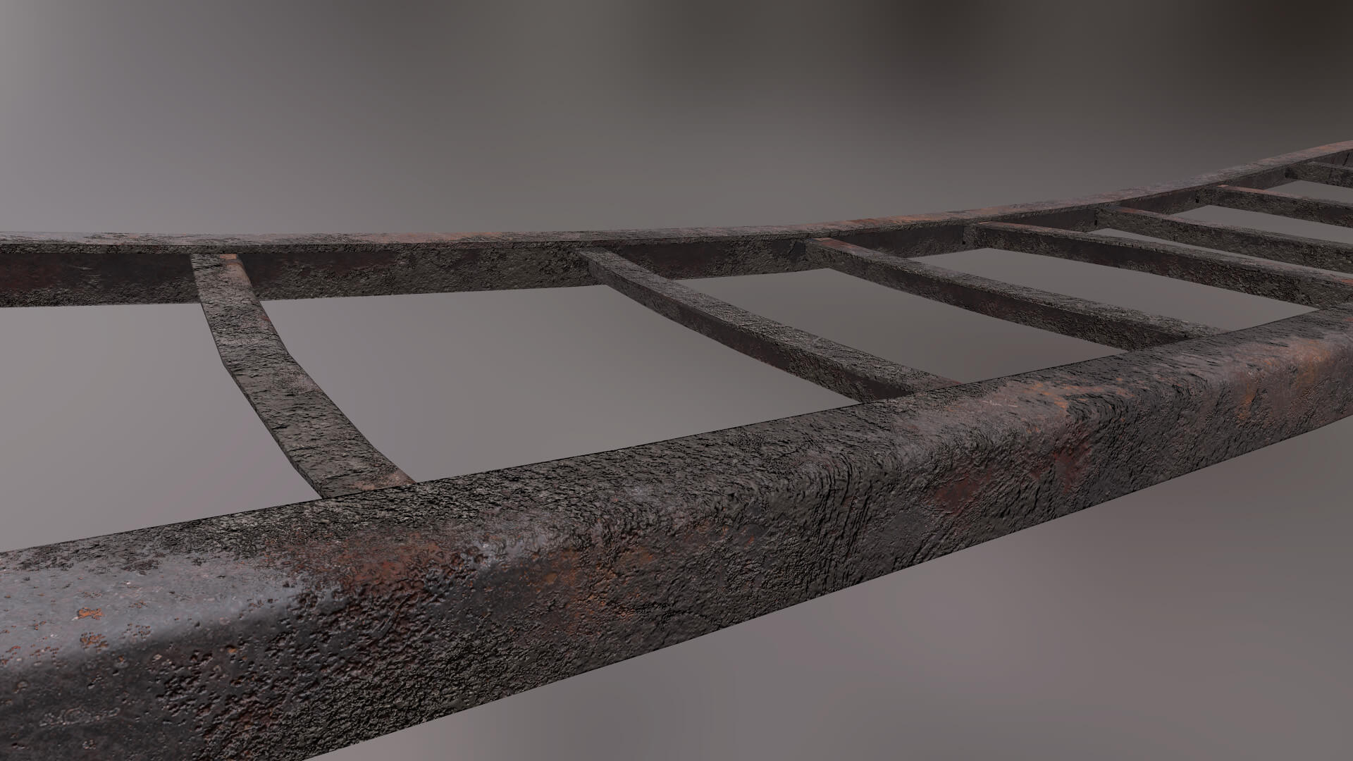 Metal Ladder - 3D Model by Grishmanovskij Anton