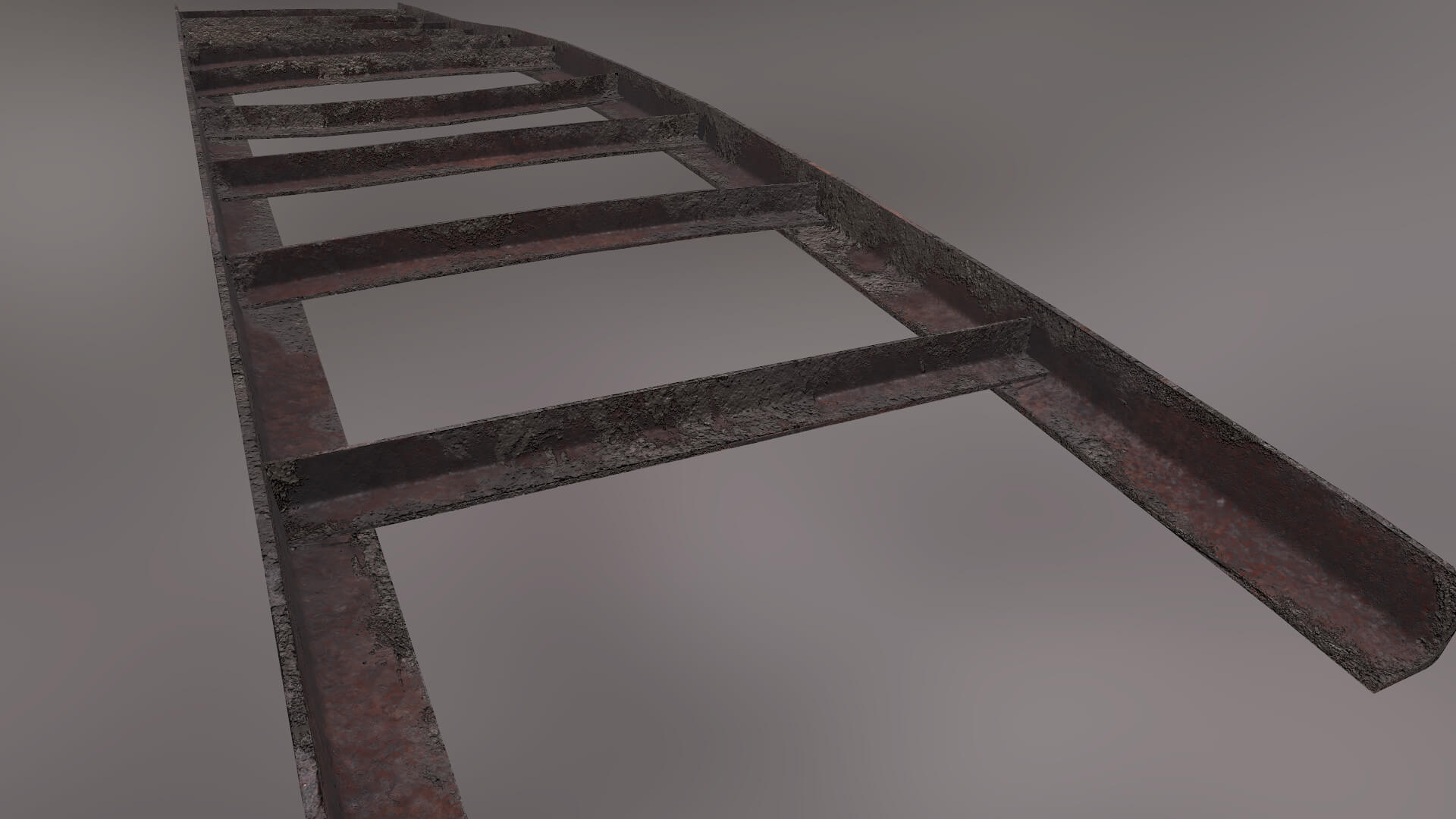 Metal Ladder - 3D Model by Grishmanovskij Anton