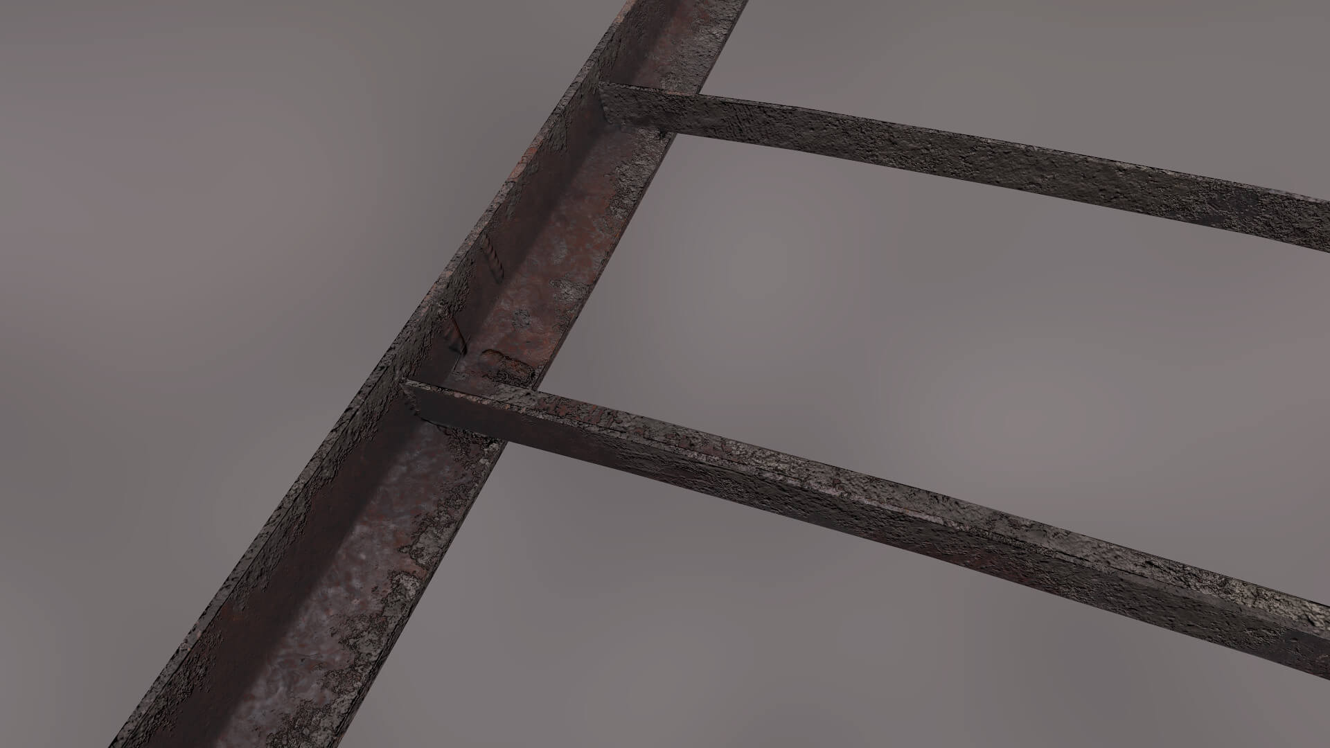 Metal Ladder - 3D Model by Grishmanovskij Anton