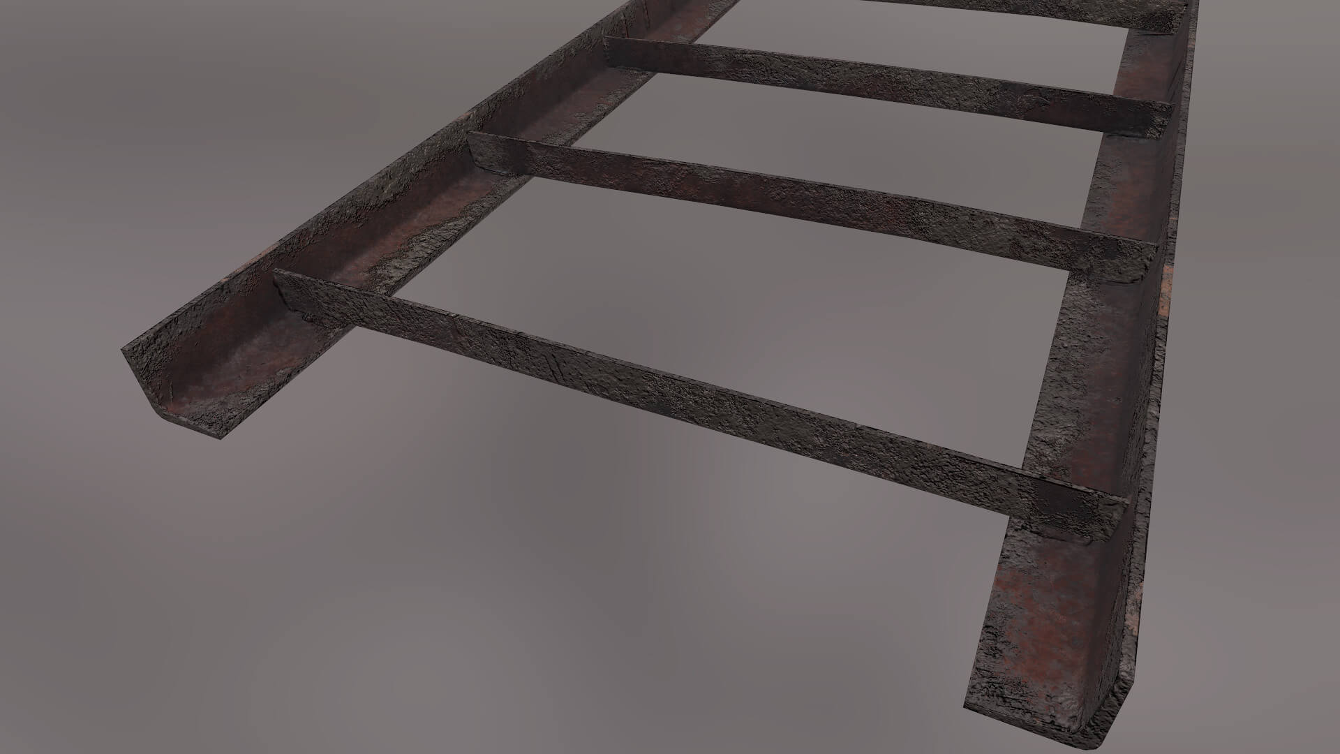 Metal Ladder - 3D Model by Grishmanovskij Anton