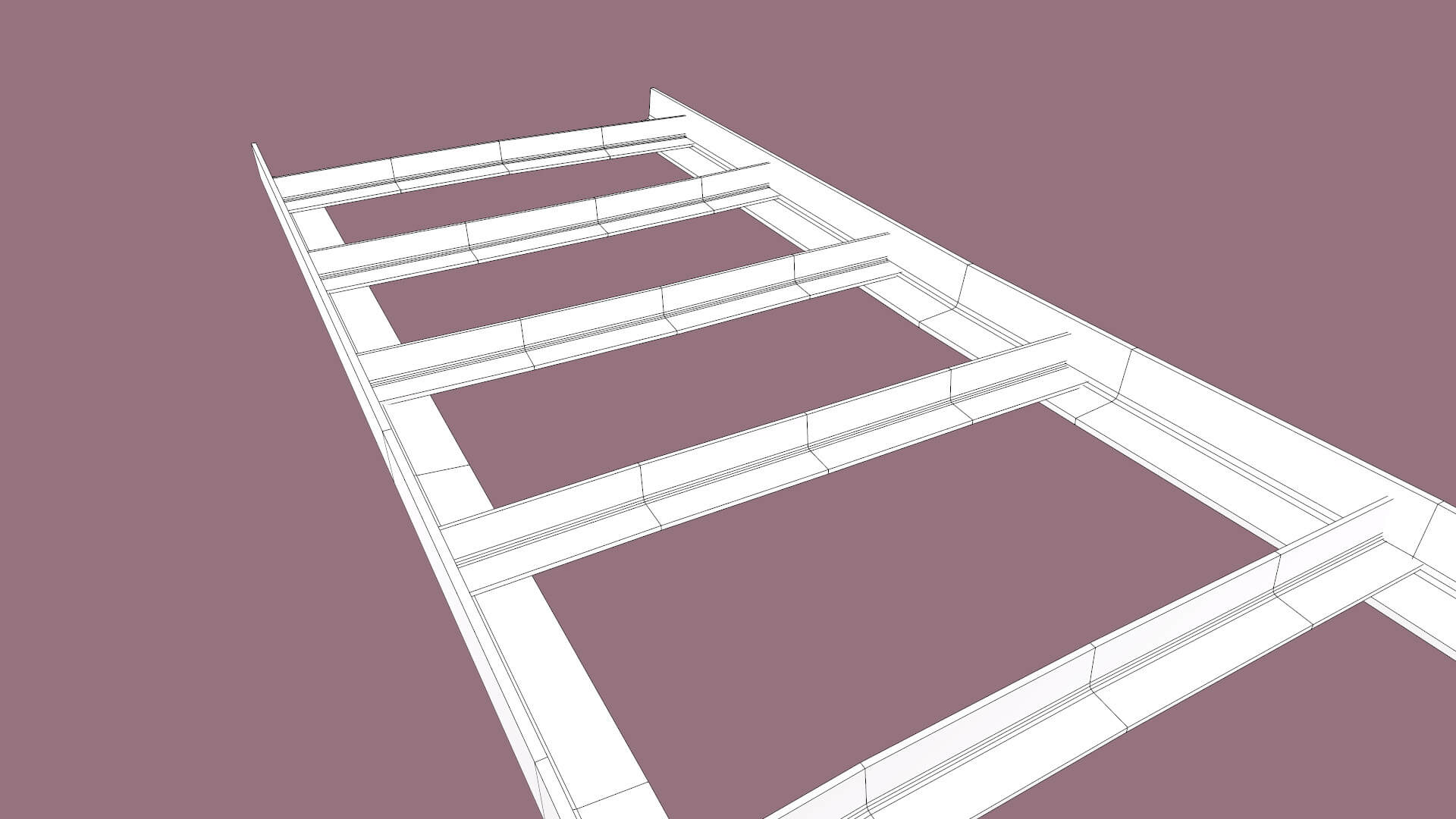 Metal Ladder - 3D Model by Grishmanovskij Anton